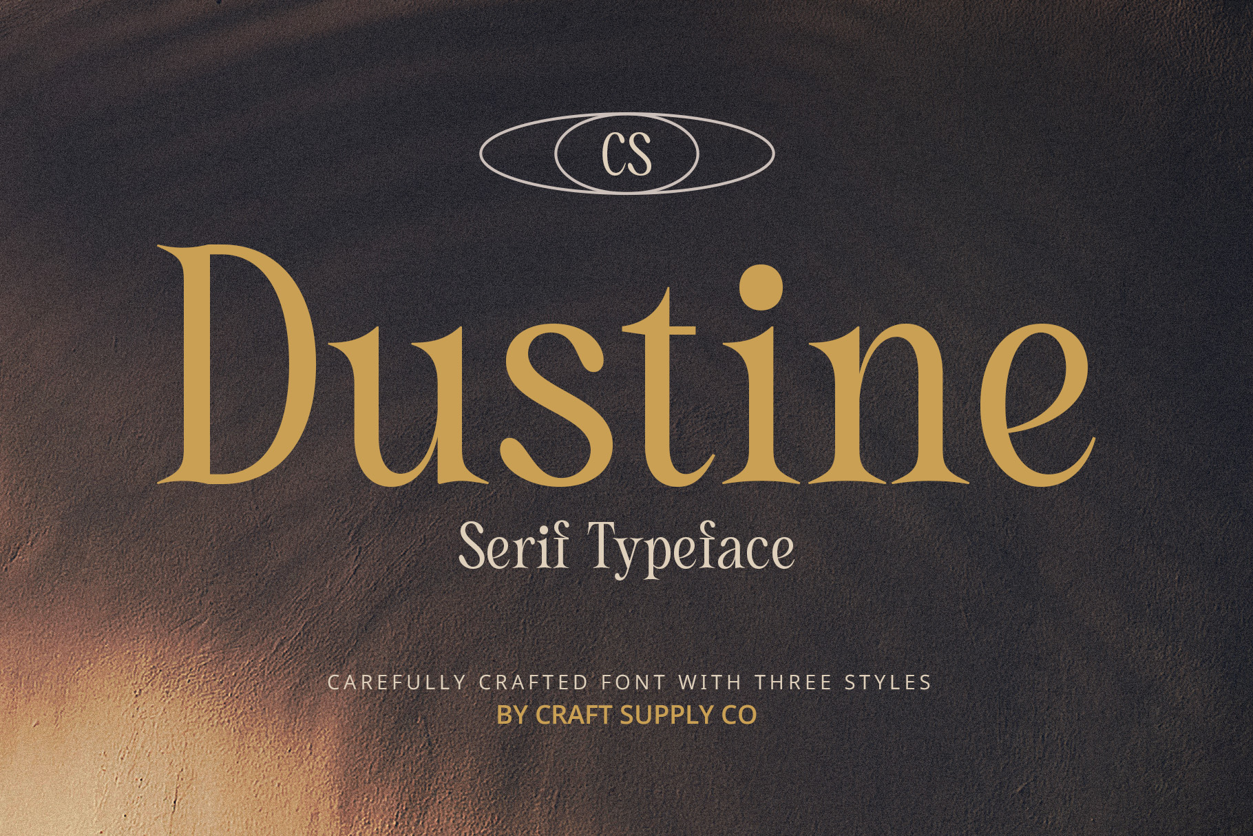 CS Dustine Font: Sophisticated Design with Sharp Serifs - Craft Supply Co