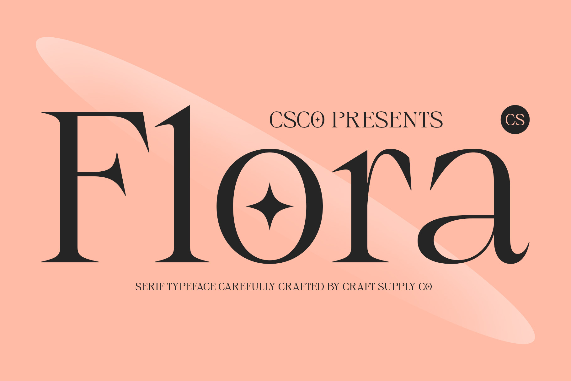 CS Flora Font: Graceful Modern Sophistication - Craft Supply Co