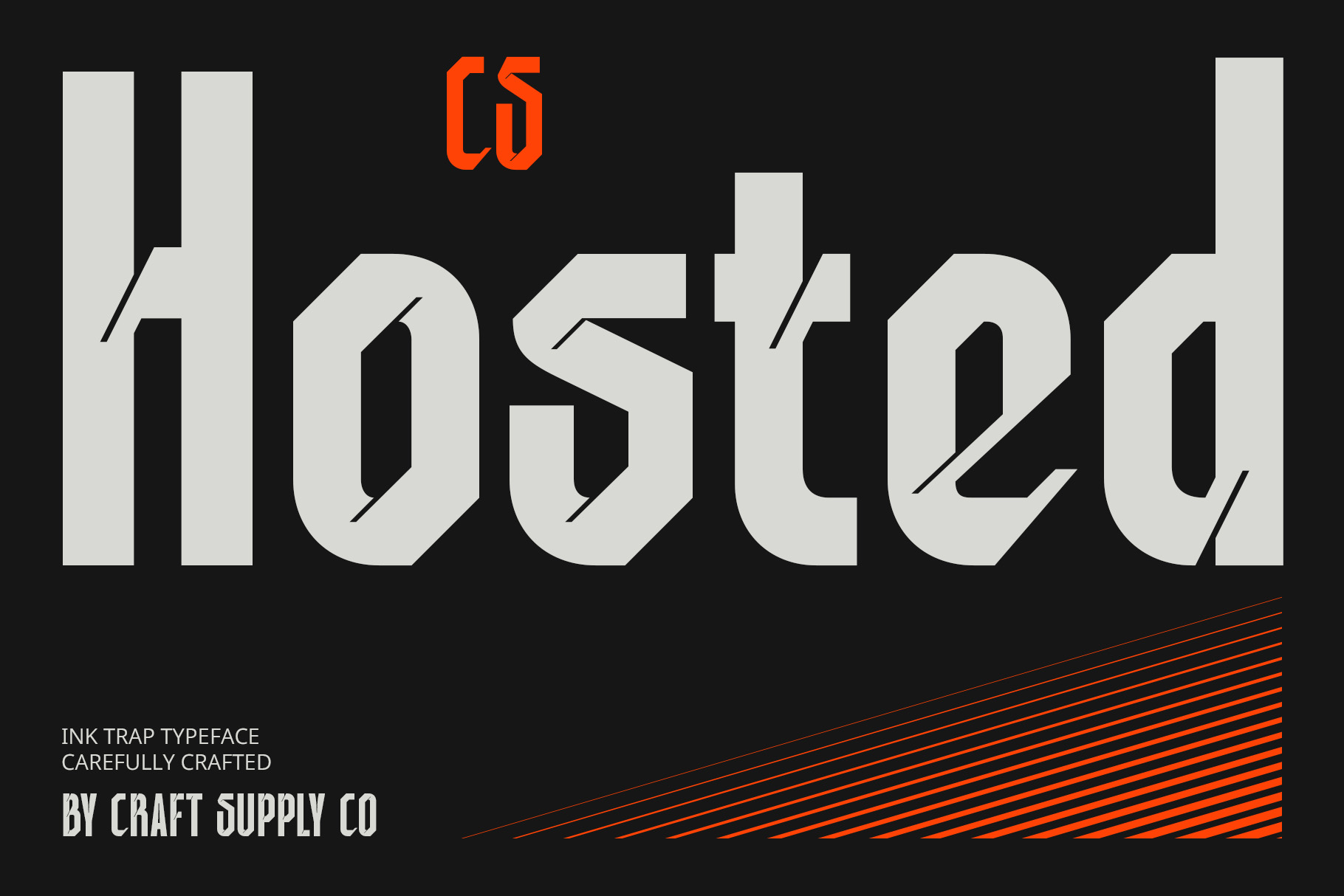 CS Hosted Font: Bold Design with Distinctive Character - Craft Supply Co