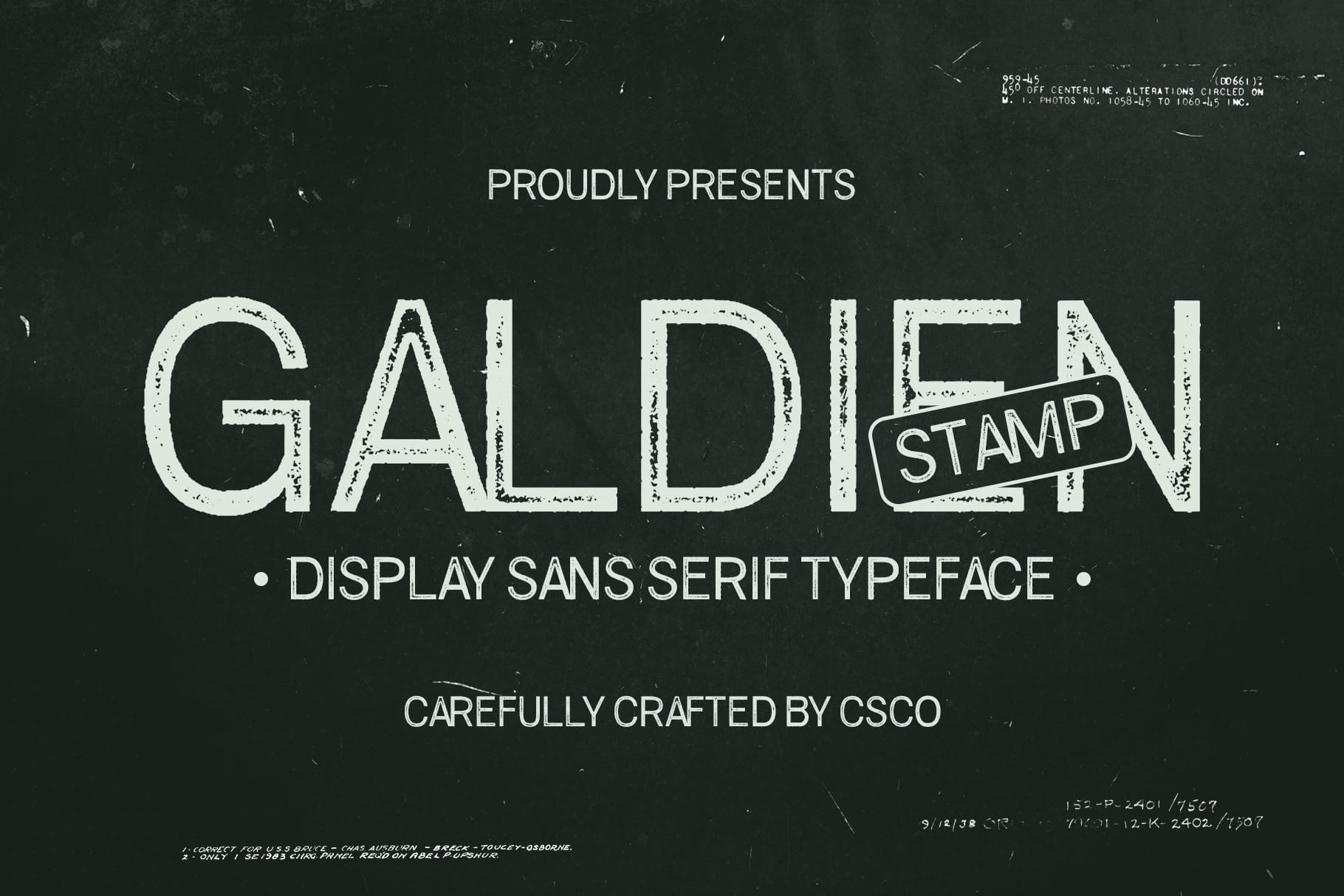 Galdien Stamp Font: Rugged Stamp Texture for Impactful Designs - Craft ...