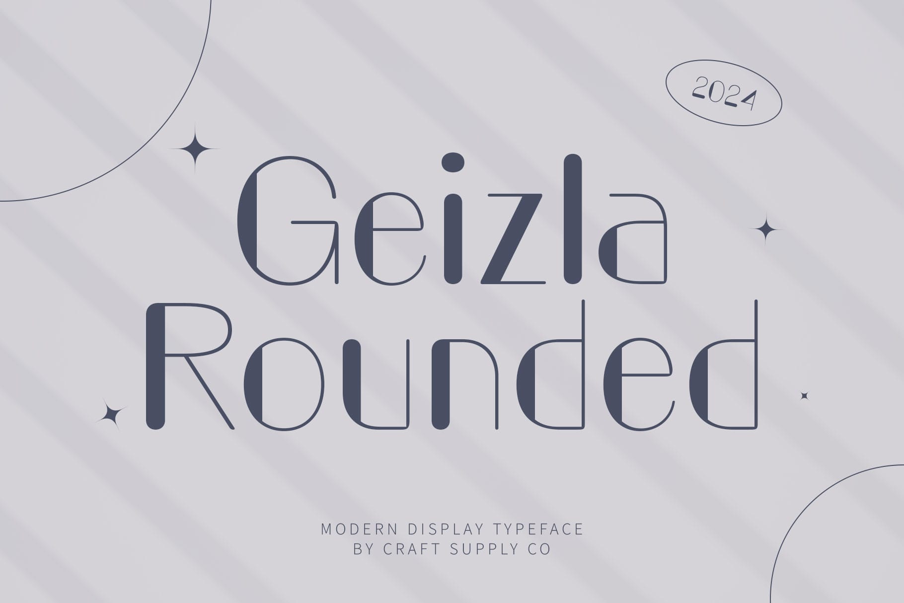 Geizla Rounded Font: Where Modern Elegance Meets Warmth - Craft Supply Co