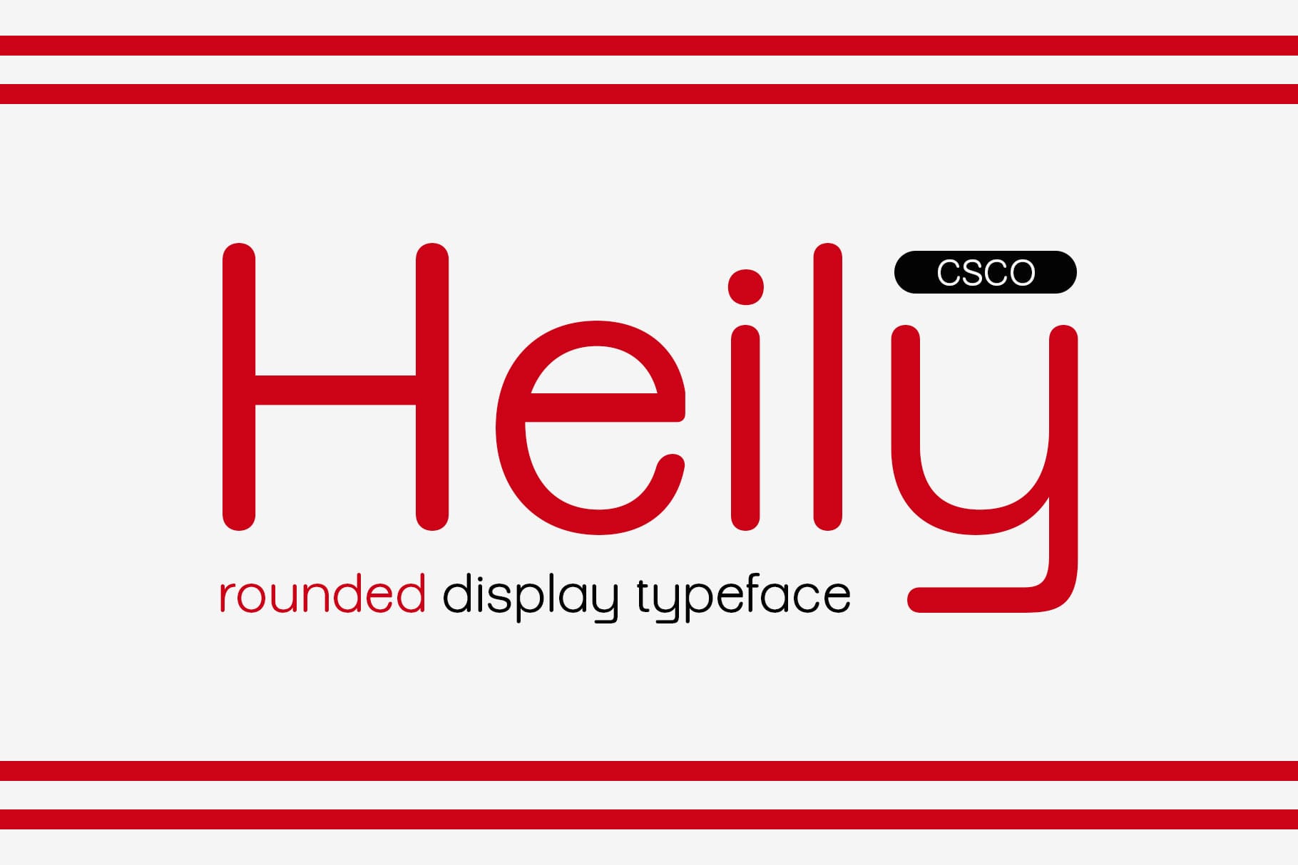 Heily Rounded Font: Grotesque Design with Rounded Edges - Craft Supply Co