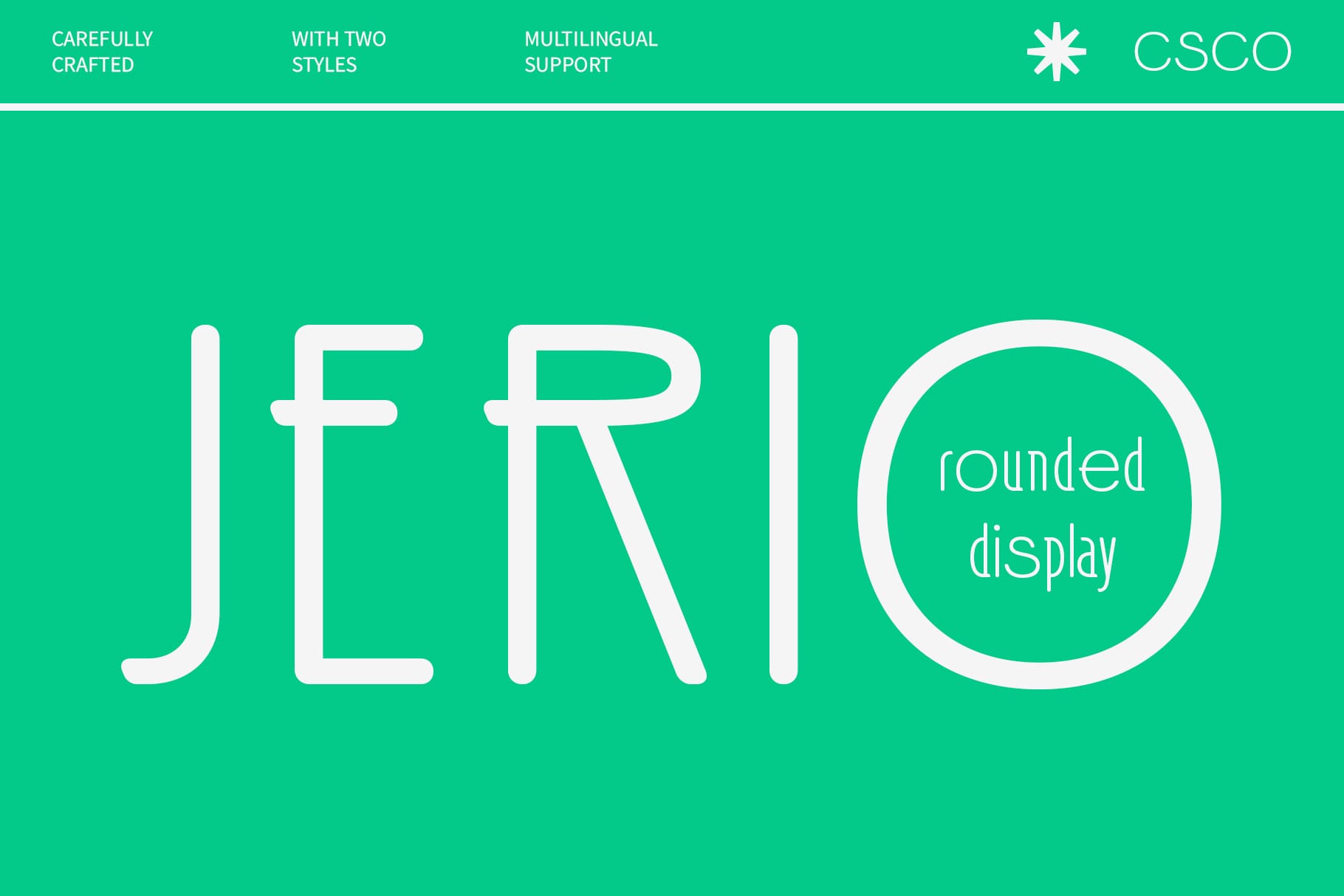 Jerio Rounded Font: Sleek Minimalism with Friendly Elegance - Craft ...