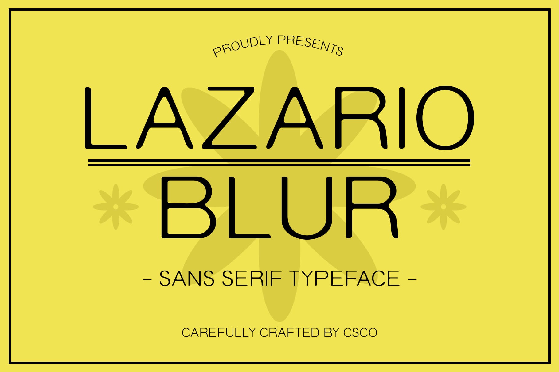 Lazario Blur Font: A Modern Sans Serif Font with a Unique Twist - Craft ...