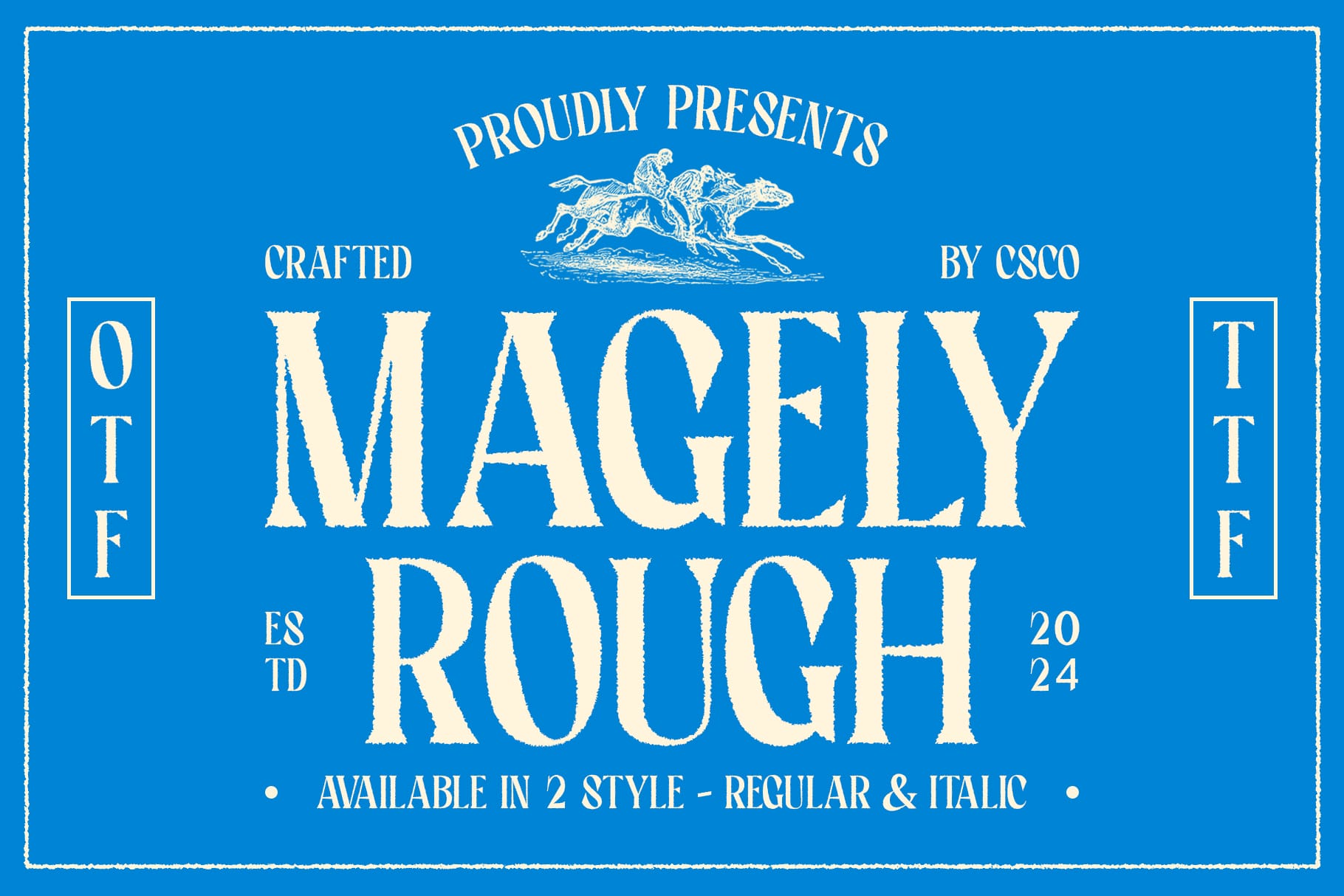 Magely Rough Font: Classic Elegance with a Modern Twist - Craft Supply Co