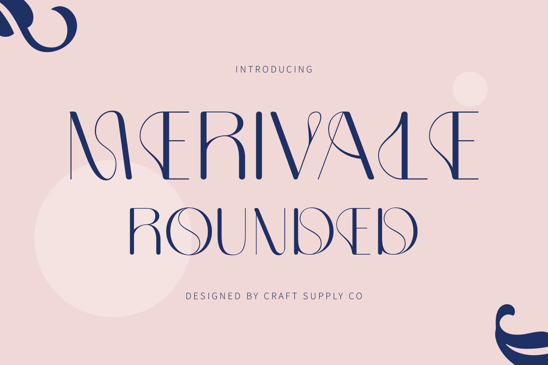 Merivale Rounded Font: Where Elegance Meets Artistry - Craft Supply Co