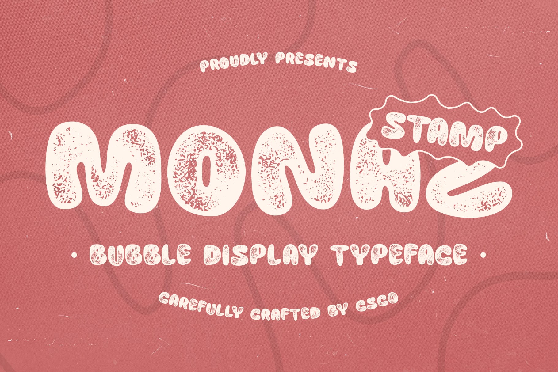 Monaz Stamp Font: A Playful Pop of Cheer - Craft Supply Co