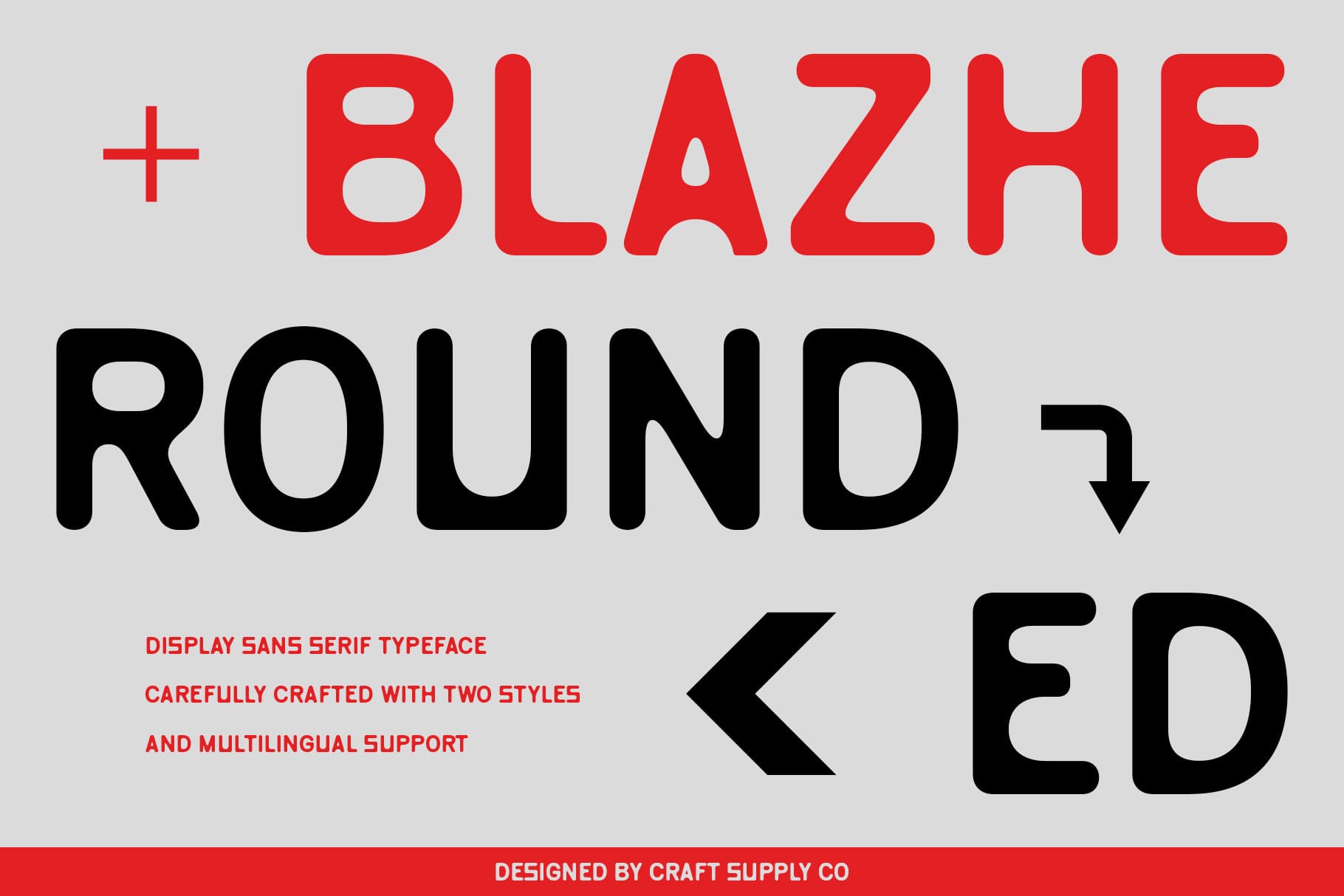 Blazhe Rounded Font: Embrace Modern Friendliness - Craft Supply Co