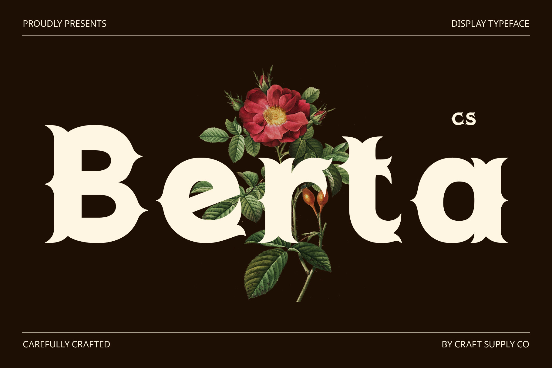 CS Berta Font: Bold, Vintage-Inspired Serif with Retro Appeal - Craft ... CS Berta Font: Bold, Vintage-Inspired Serif with Retro Appeal - Craft ...