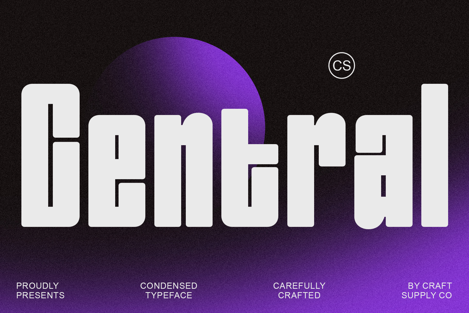 CS Central Font: Bold Efficiency in Modern Design - Craft Supply Co
