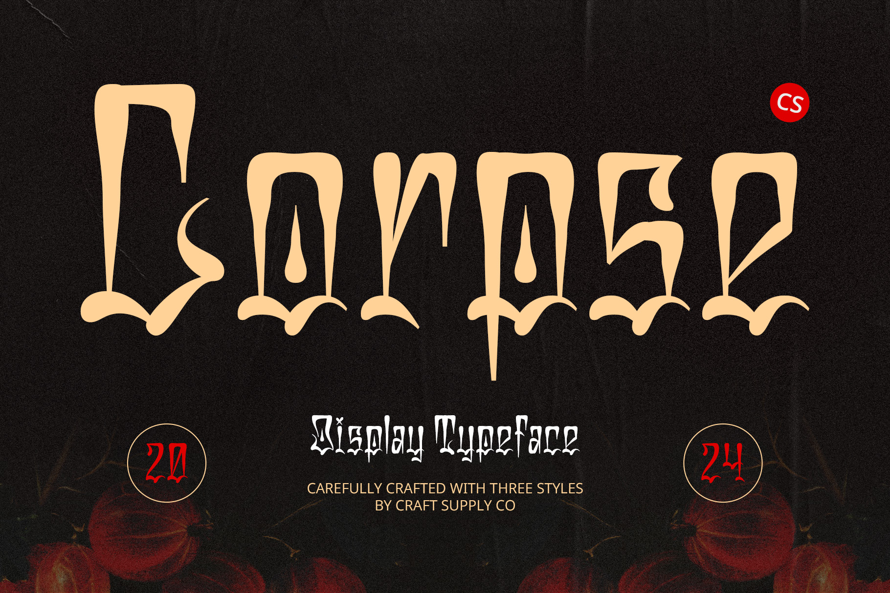 CS Corpse Font: Bold Expression of Urban Culture - Craft Supply Co