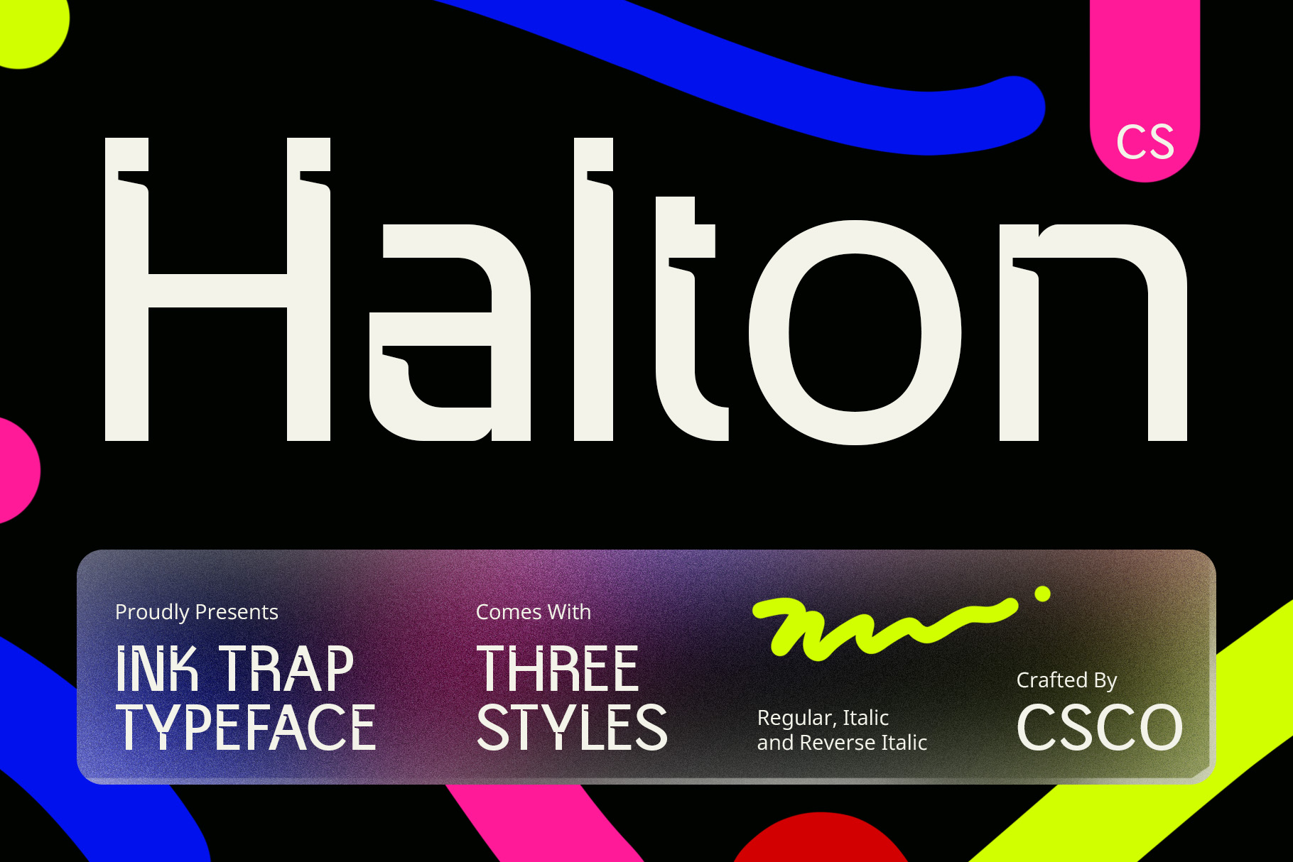 CS Halton Font: Precision Meets Functionality - Craft Supply Co