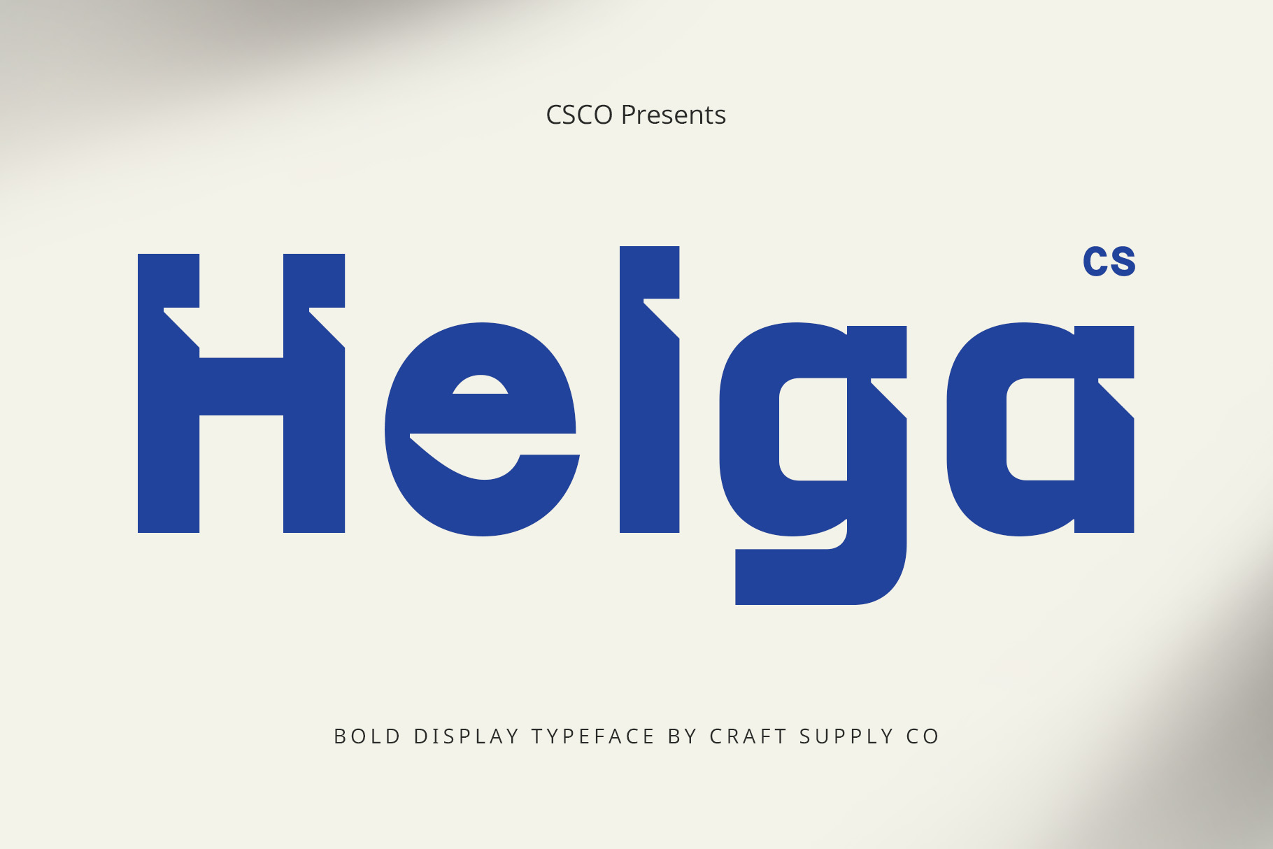 CS Helga Font: Bold Modern Design with Functional Elegance - Craft ...