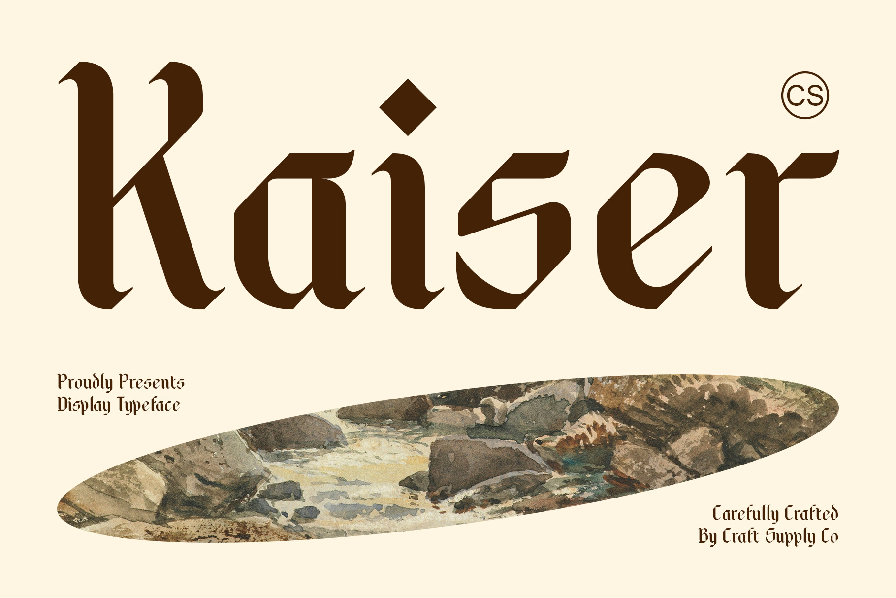 CS Kaiser Font: Timeless Elegance with a Historical Touch - Craft Supply Co