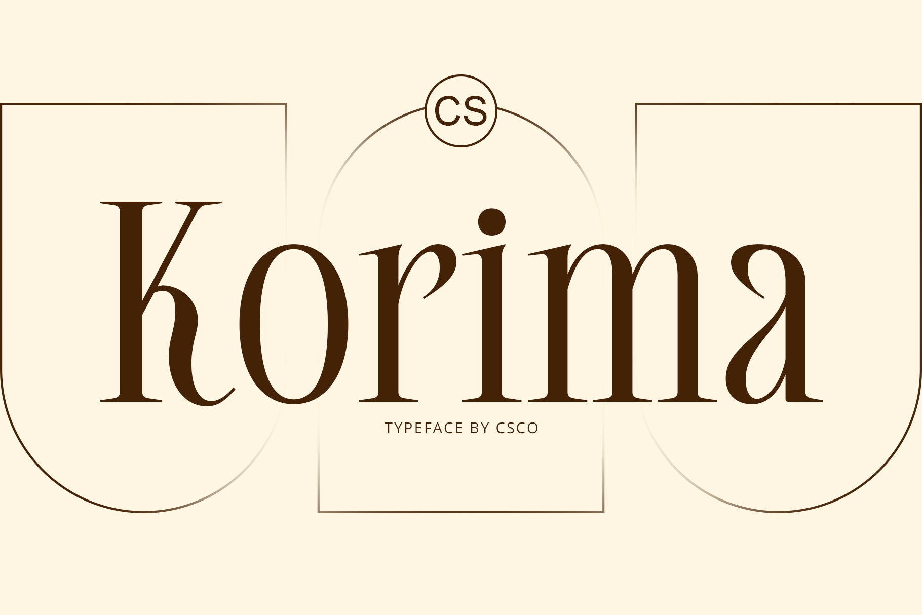 CS Korima Font: Sleek Sophistication and Timeless Grace - Craft Supply Co