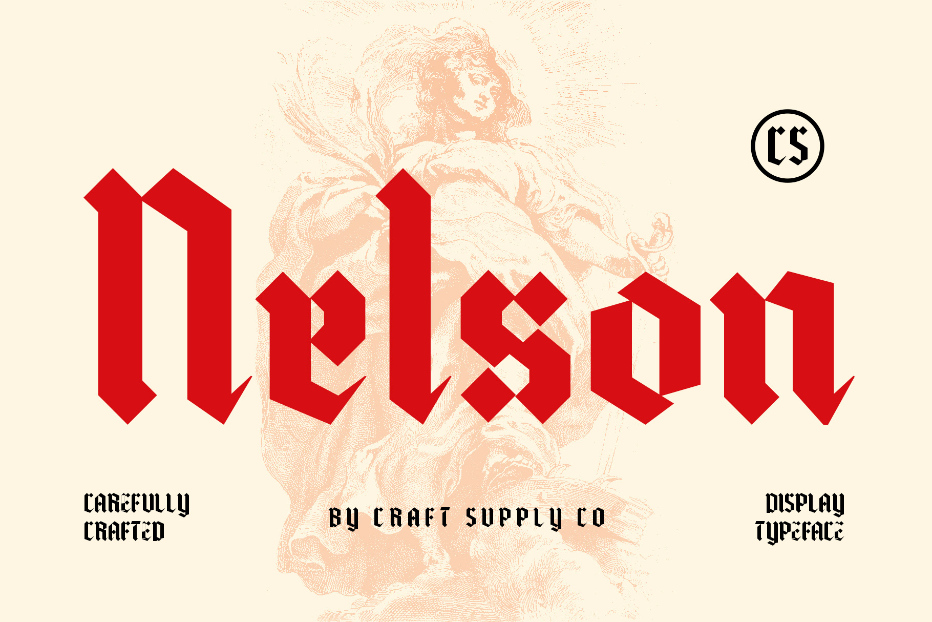 CS Nelson Font: Sharp, Pointed Edges with Intricate Detailing - Craft ...