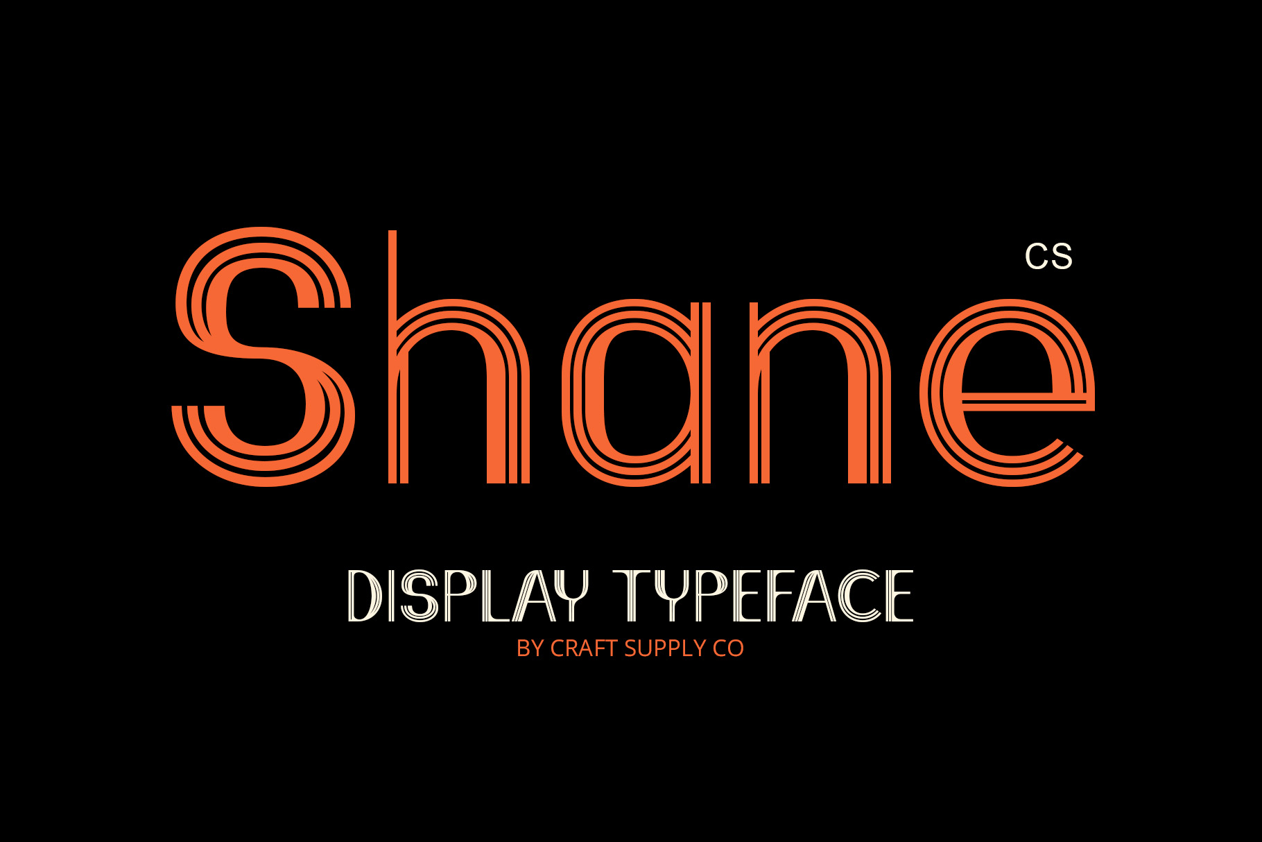CS Shane Font: Stripe Design for Impactful Visuals - Craft Supply Co