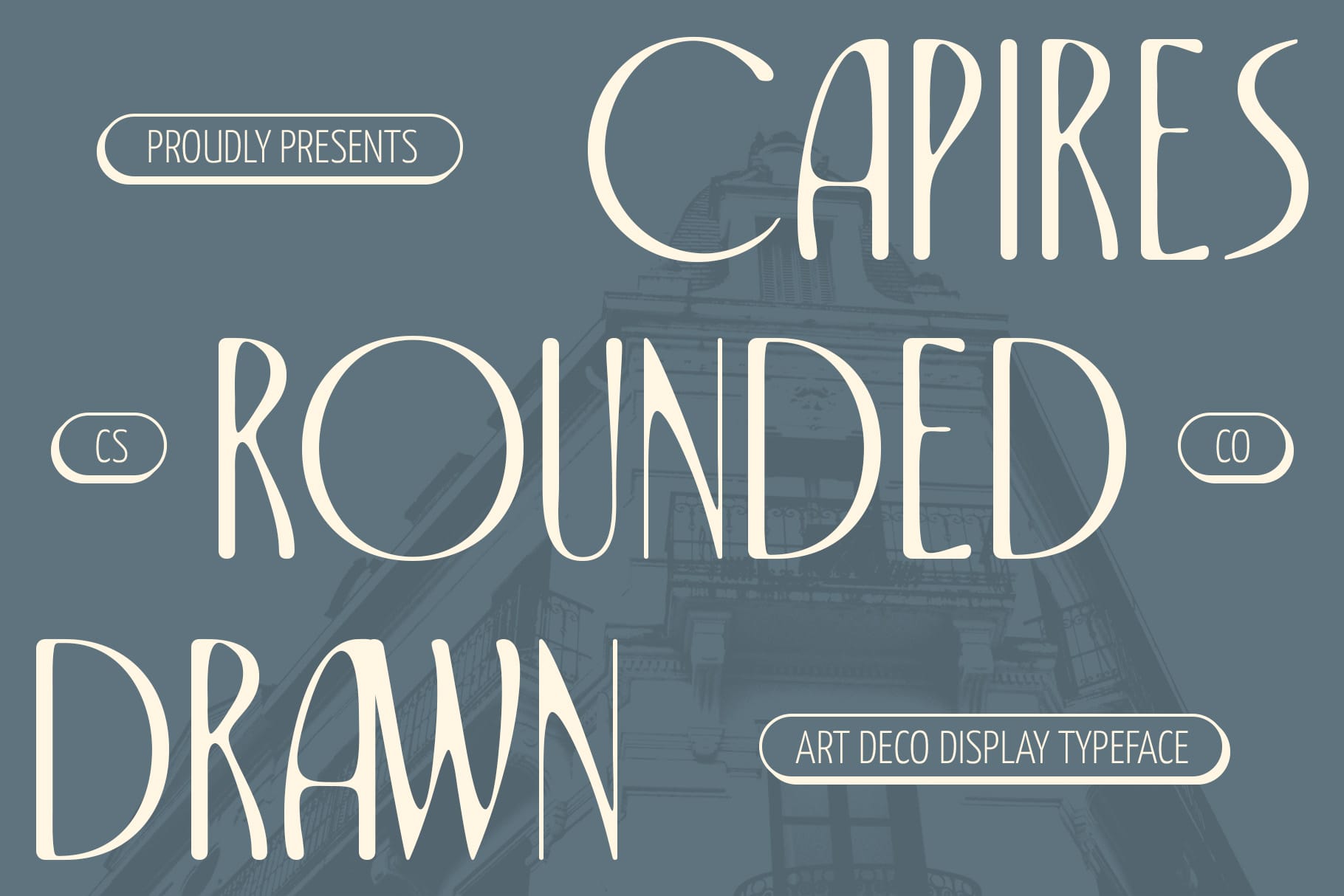 Capires Rounded Drawn: Sleek Geometry with Artistic Flair - Craft Supply Co