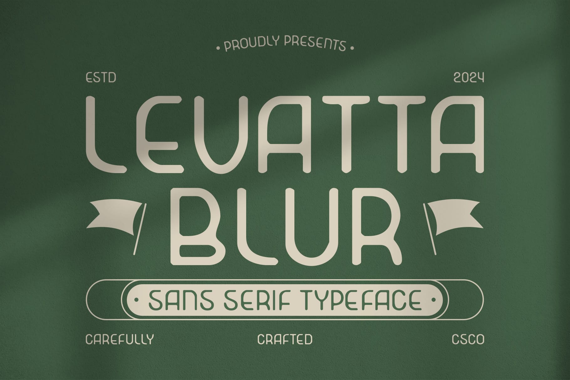 Levatta Blur Font: Modern Sans Serif Font with Blur Effect - Craft ...