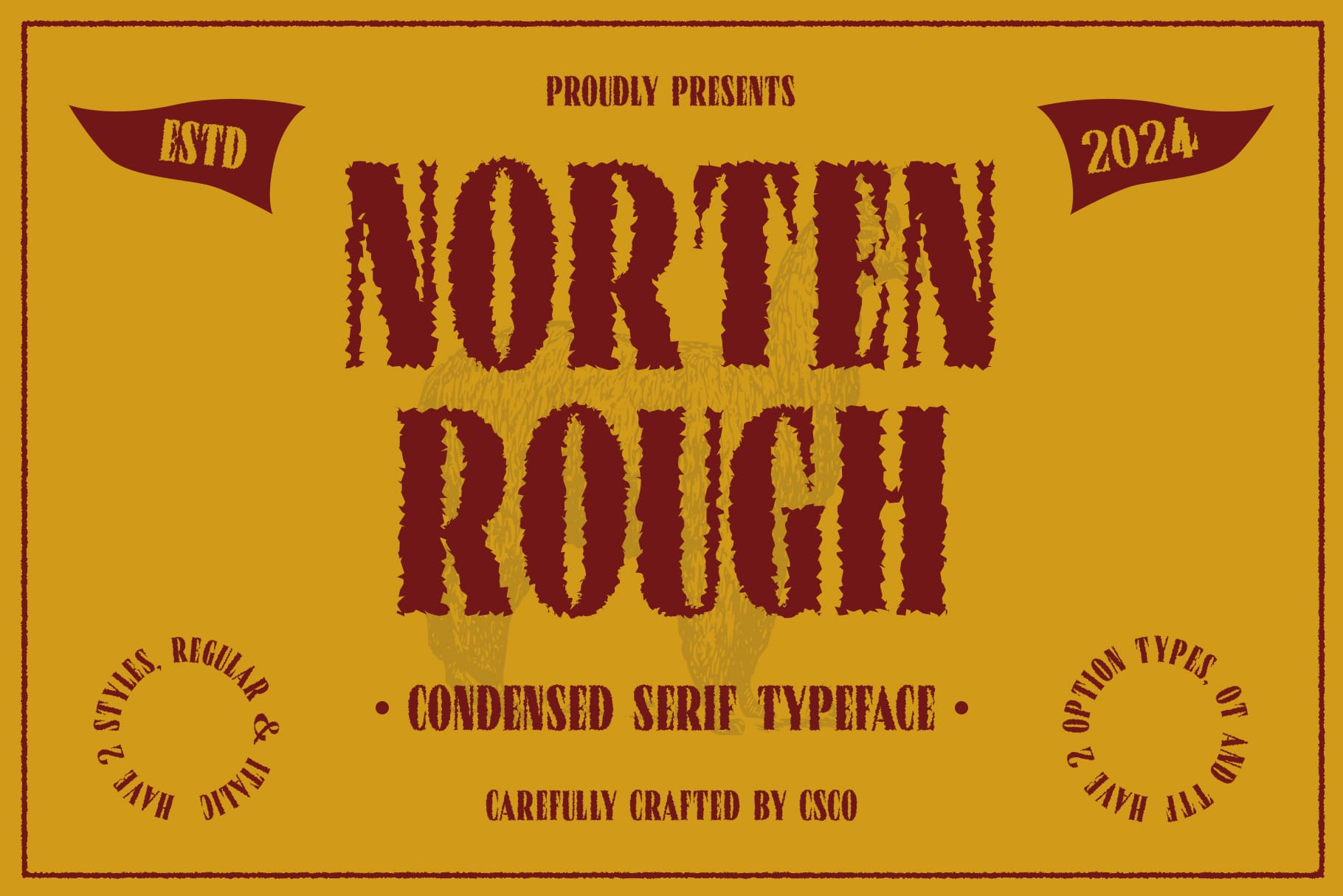 Norten Rough Font: Striking Serif Font with a Bold Aesthetic - Craft ...