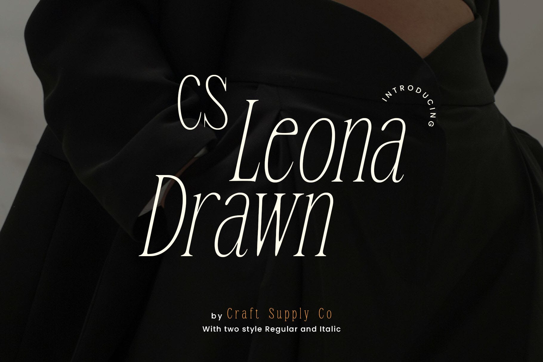 CS Leona Drawn: Elegant Serif with Artistic Flair - Craft Supply Co
