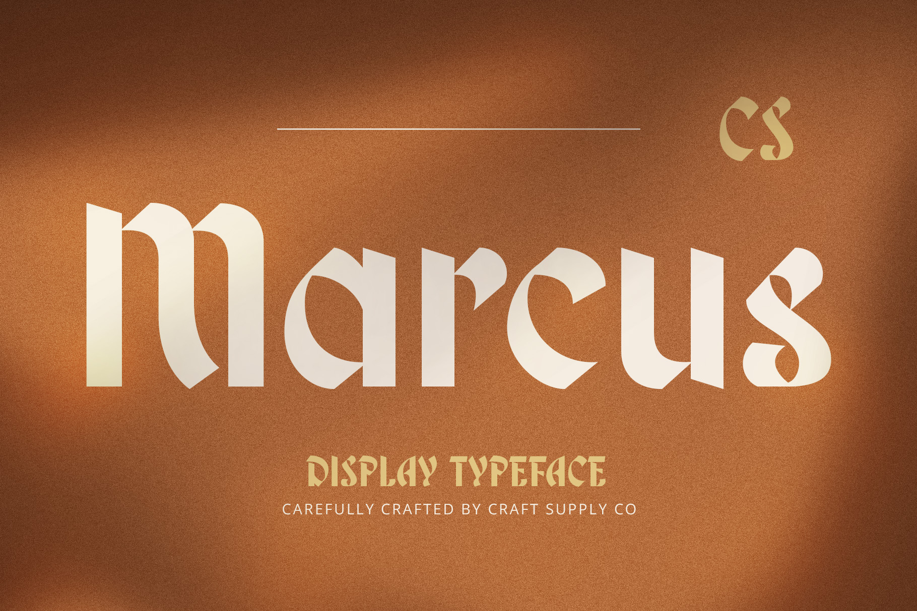 CS Marcus Font: Strong, Structured Blackletter with Historic Charm ...