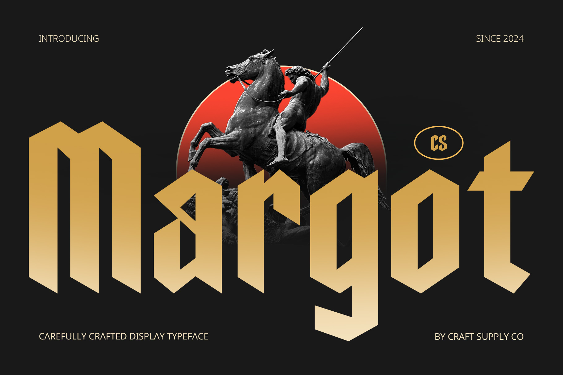 CS Margot Font: Bold, Intricate Letterforms with Vintage Charm - Craft ...