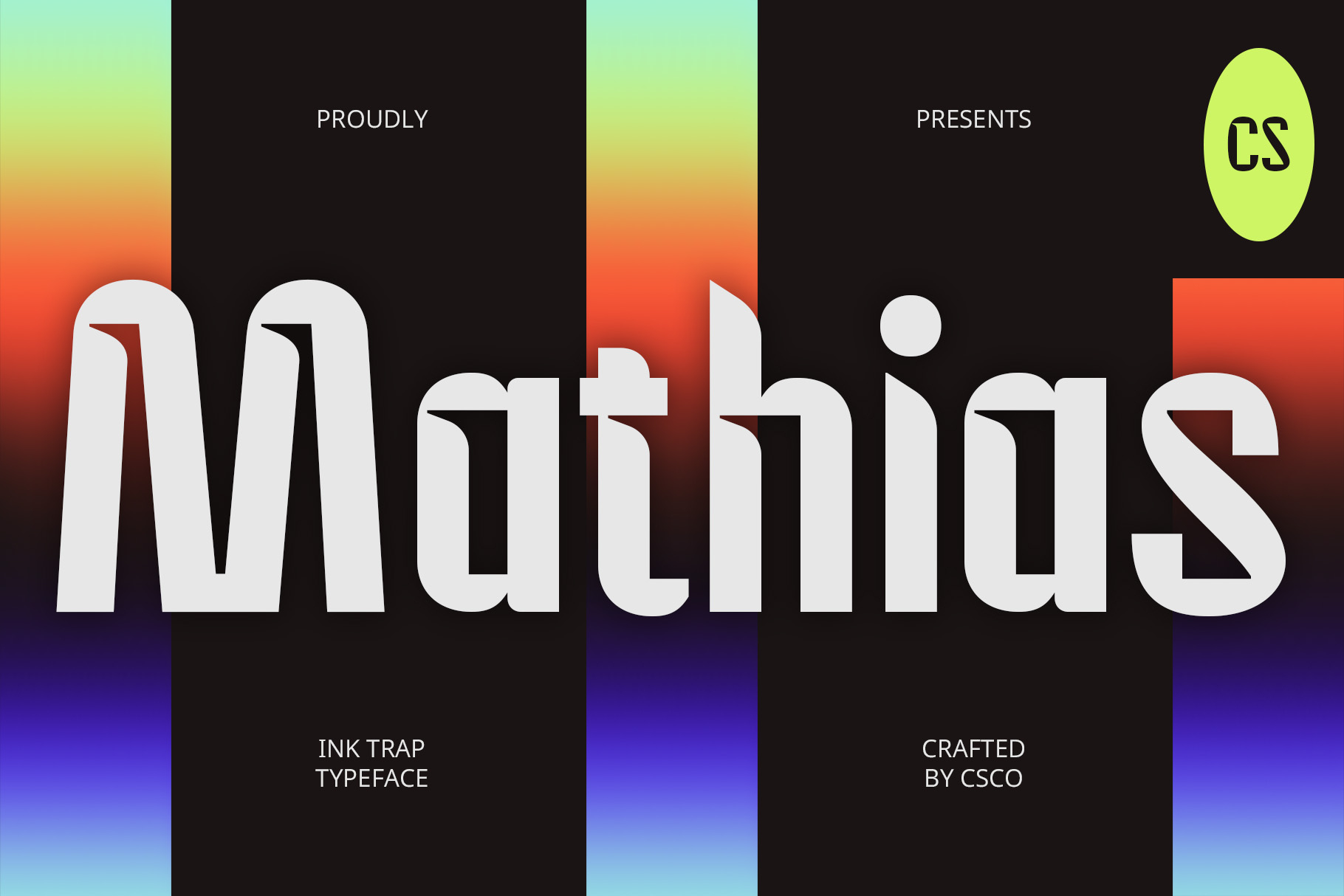 CS Mathias Font: Clear, Functional Font with Inktrap Design - Craft ...