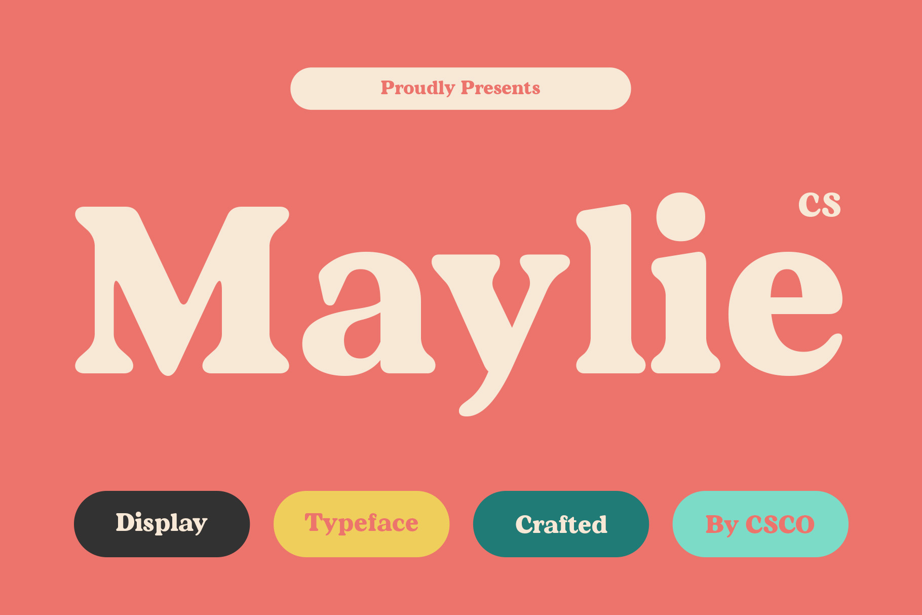 CS Maylie Font: Fun, Cheerful Serif Font for Creative Projects - Craft Supply Co