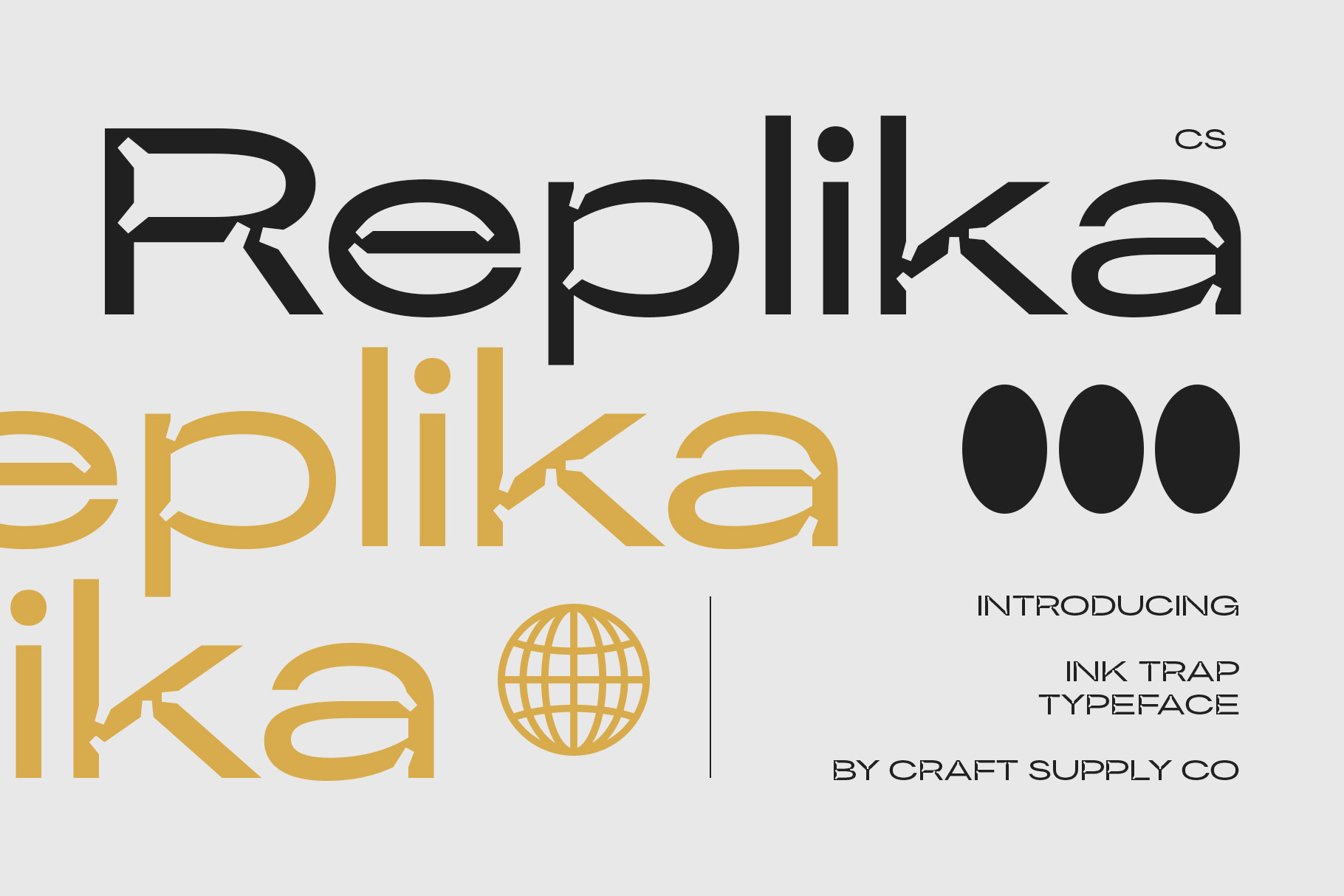 CS Replika Font: Modern and Distinctive Design - Craft Supply Co