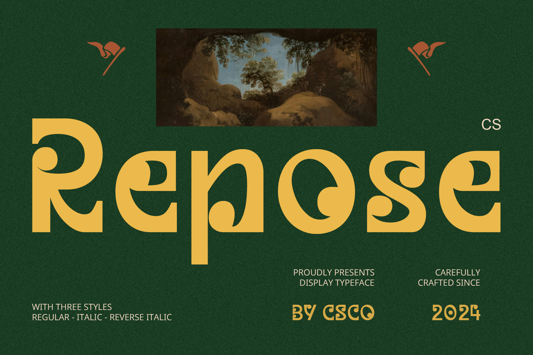 CS Repose Font: Energetic and Expressive Design - Craft Supply Co