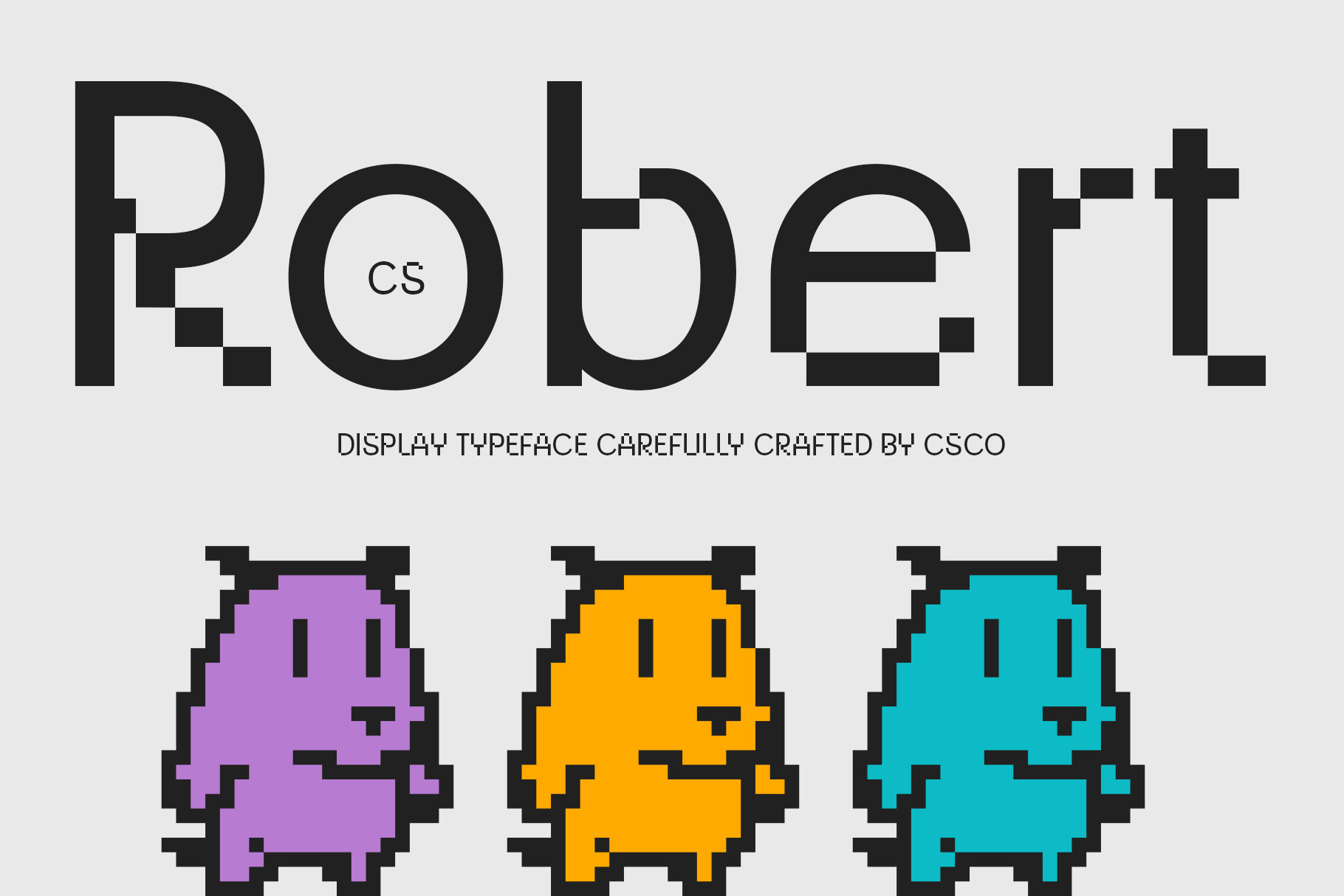 CS Robert Font: Nostalgic Retro Pixel Power - Craft Supply Co