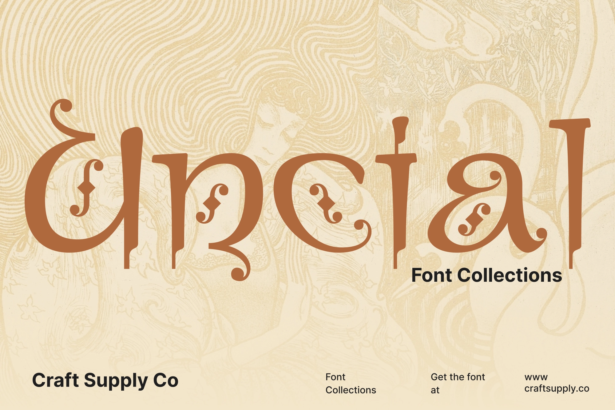 Uncial Font Collections by Craft Supply Co