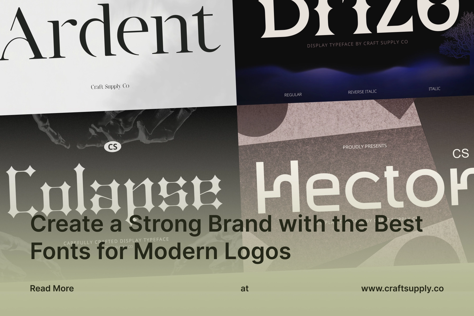 Create a Strong Brand with the Best Fonts for Modern Logos - Craft Supply Co