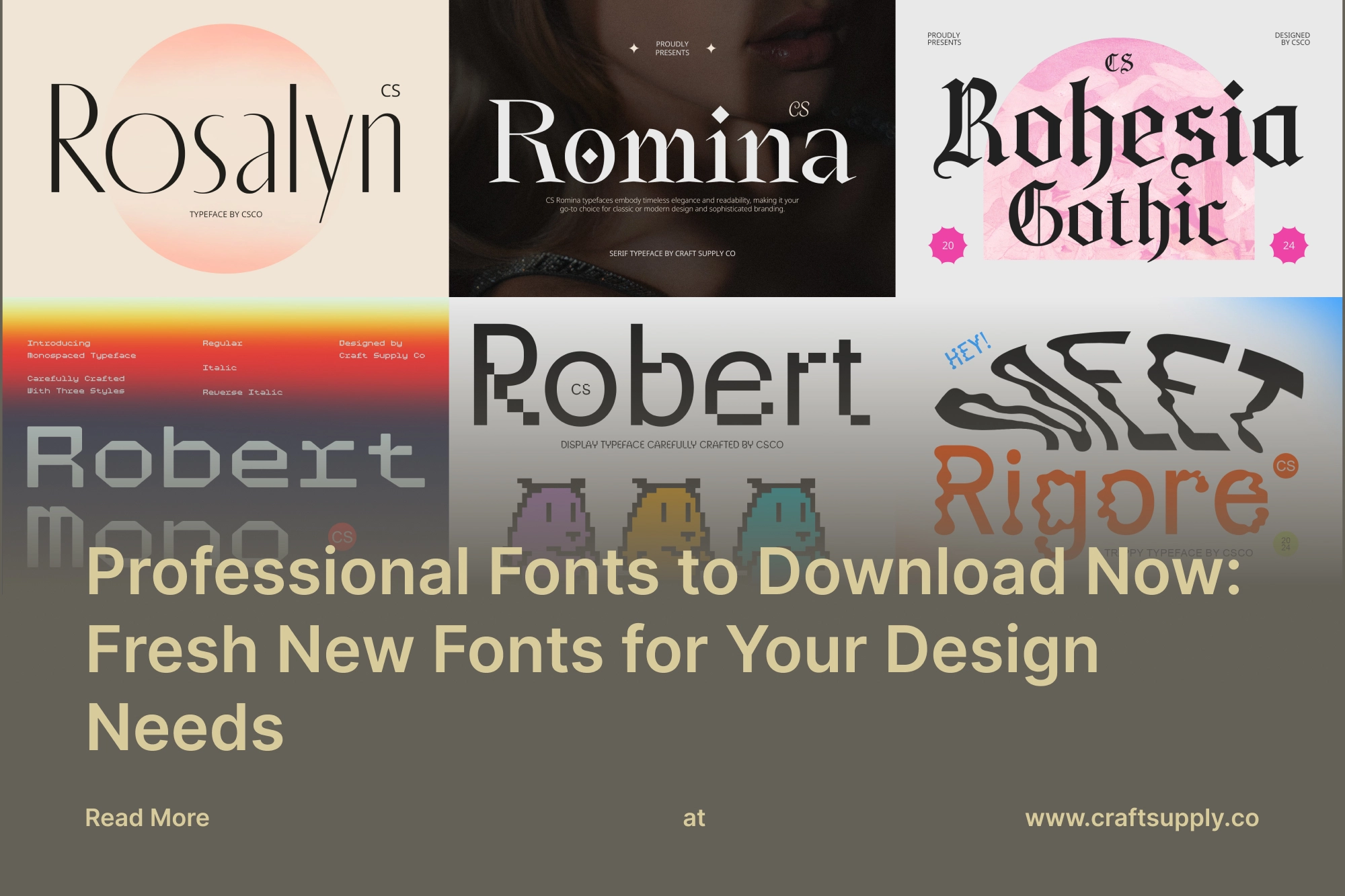 Professional Fonts to Download Now: Fresh New Fonts for Your Design ...