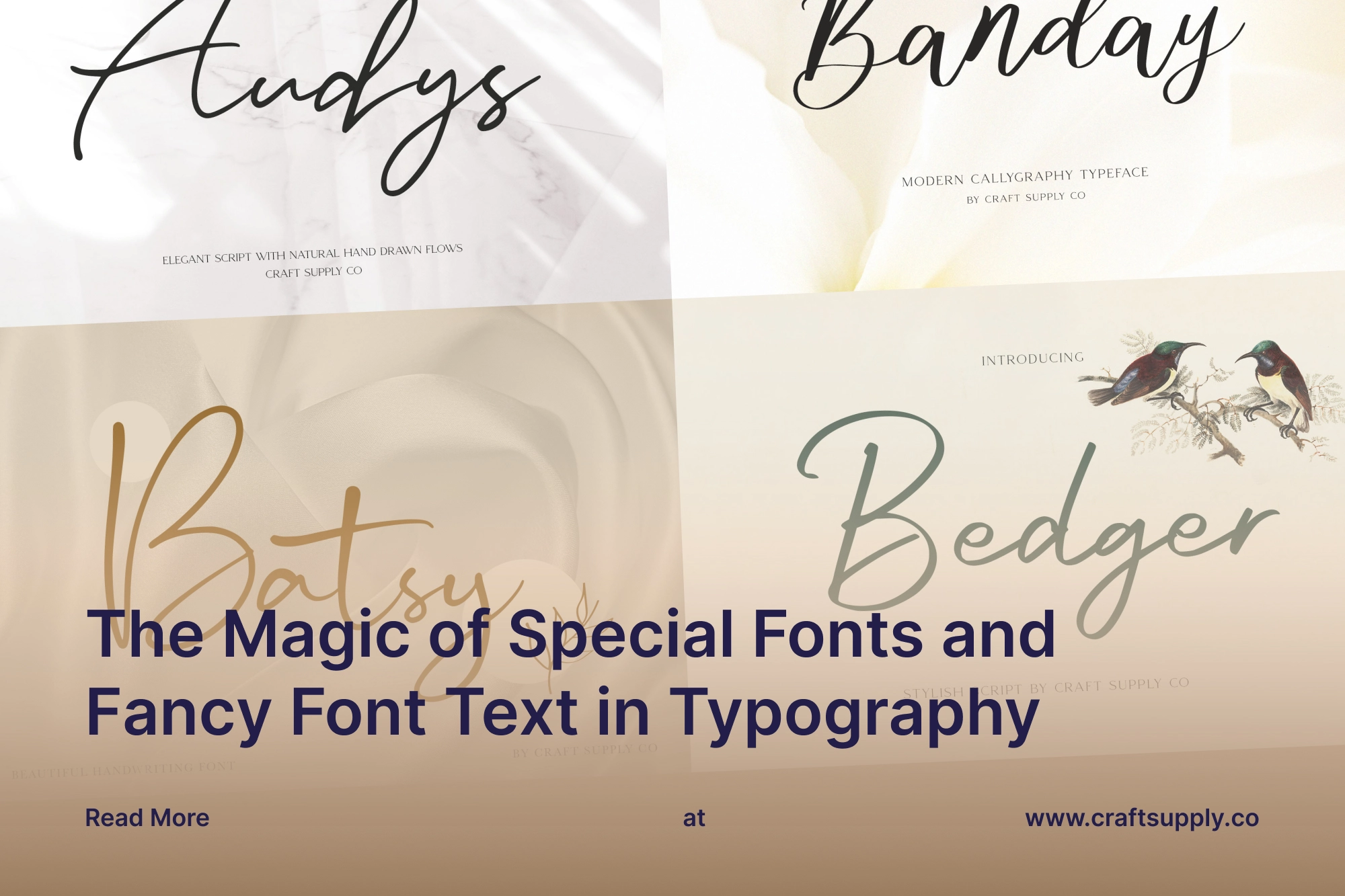 The Magic of Special Fonts and Fancy Font Text in Typography - Craft ...