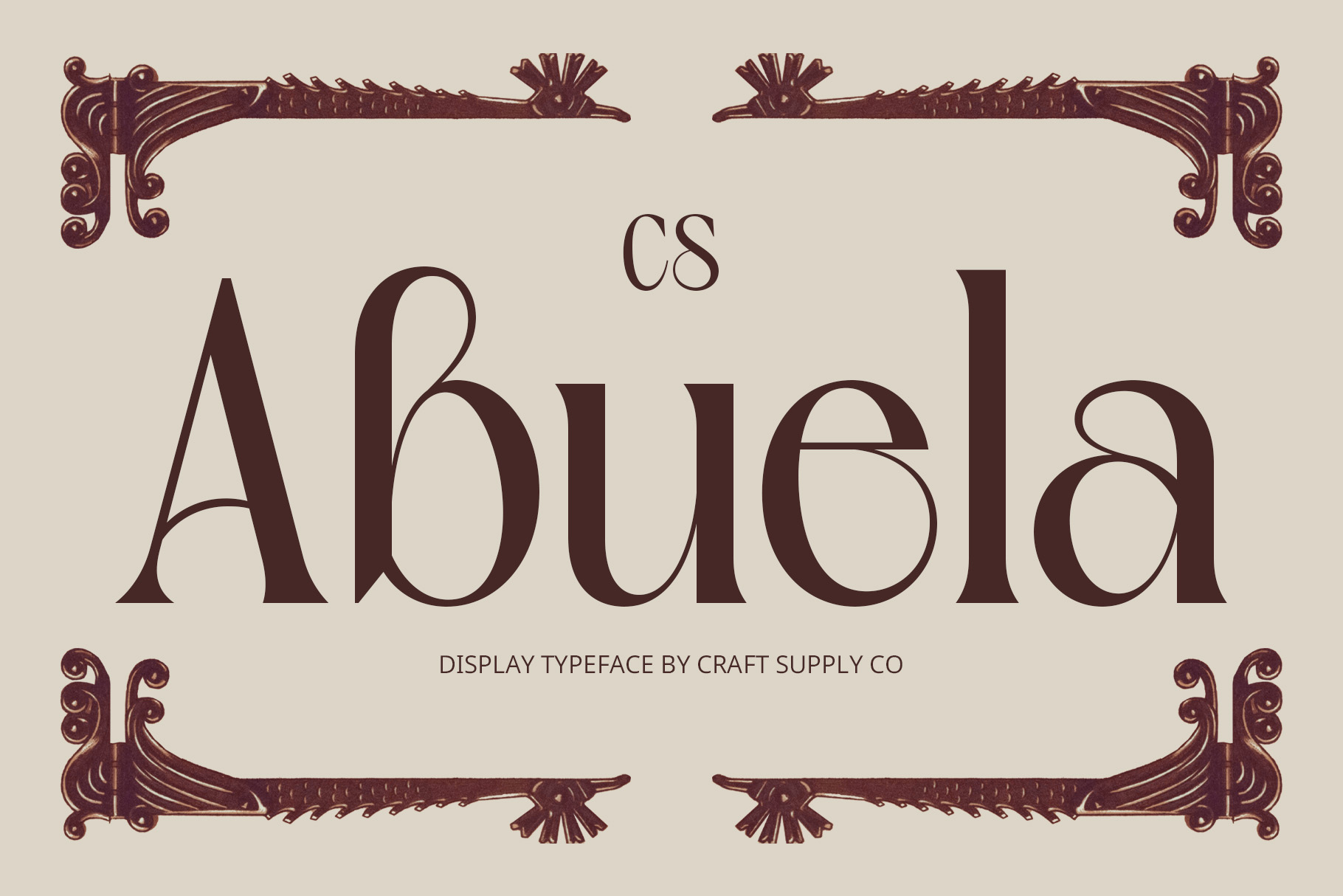 CS Abuela Font: A Fusion of Elegance and Organic Beauty - Craft Supply Co