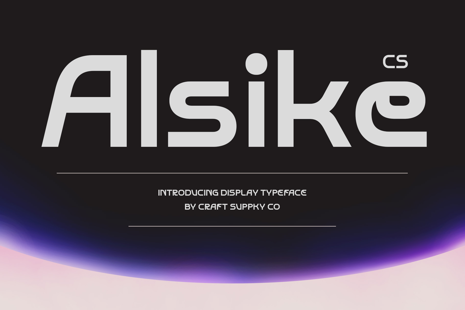 CS Alsike Font: Bold, Structured Forms for High Readability - Craft ...