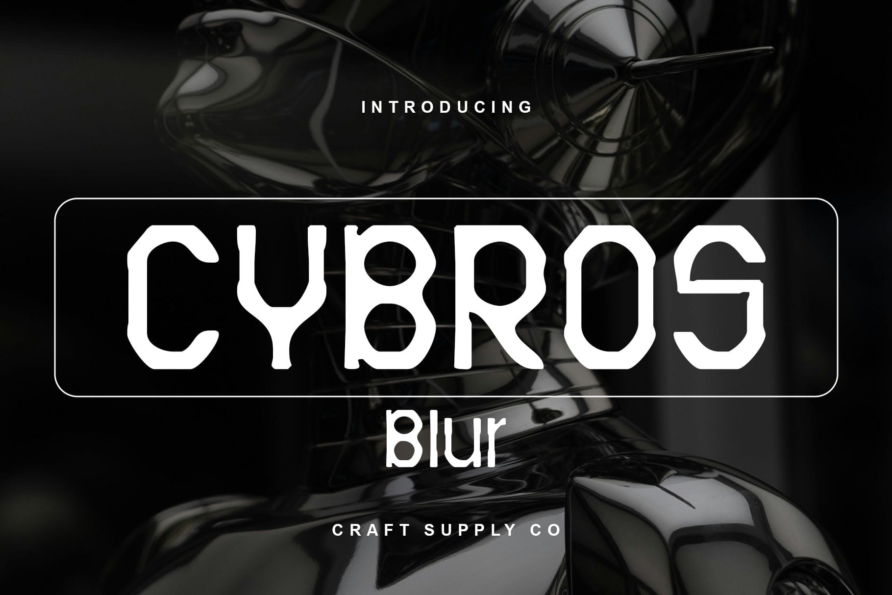 Cybros Blur Font: A Futuristic Font with Dynamic Motion - Craft Supply Co