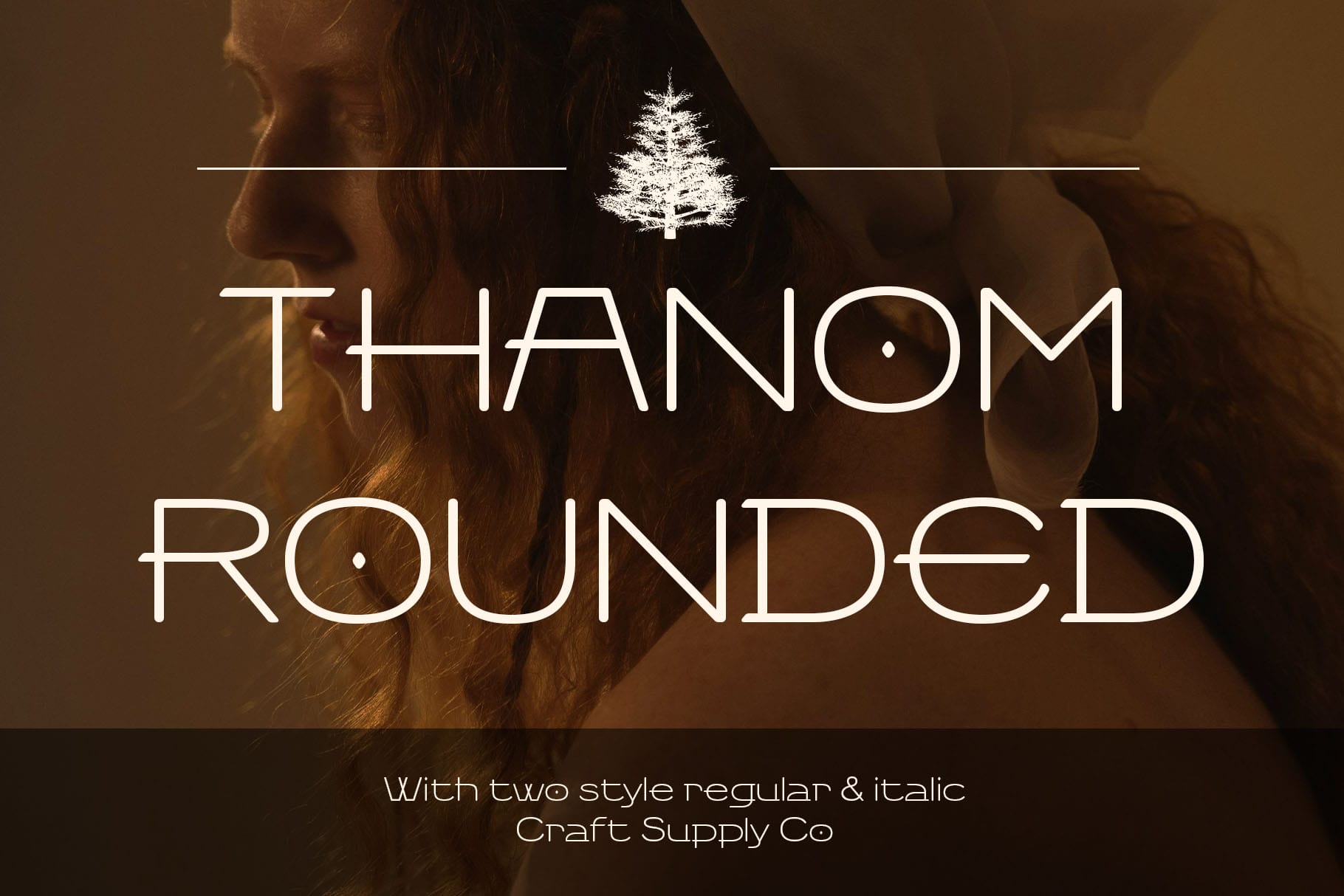 Thanom Rounded Font: Futuristic Elegance with a Soft Touch - Craft Supply Co