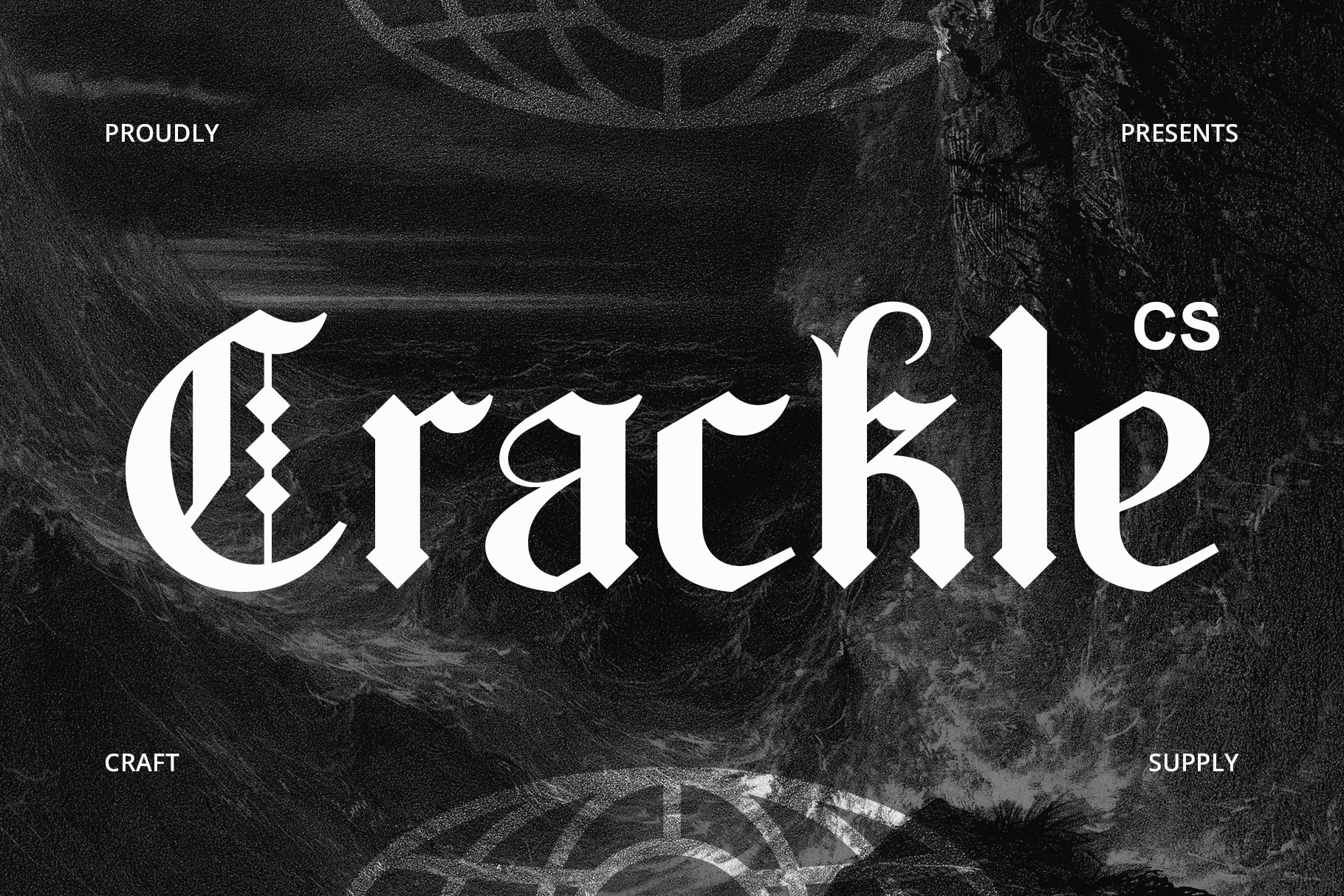 CS Crackle Font: Traditional Elegance with a Bold, Historical Touch ...