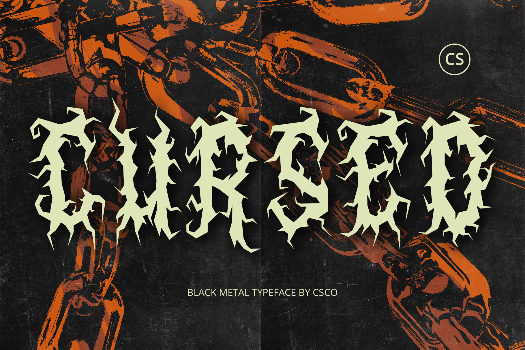 CS Cursed Font: Dark, Intense, and Rebellious - Craft Supply Co