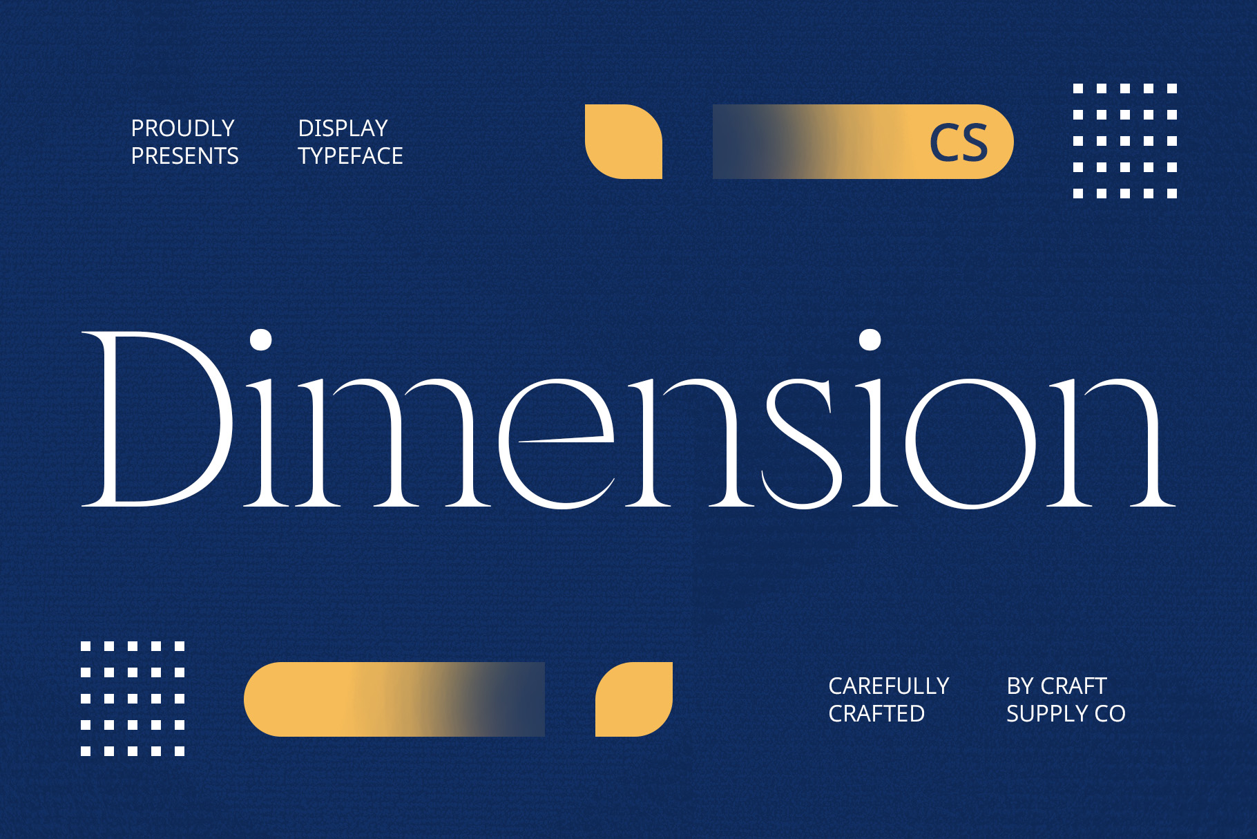 CS Dimension Font: Refined and Sophisticated - Craft Supply Co