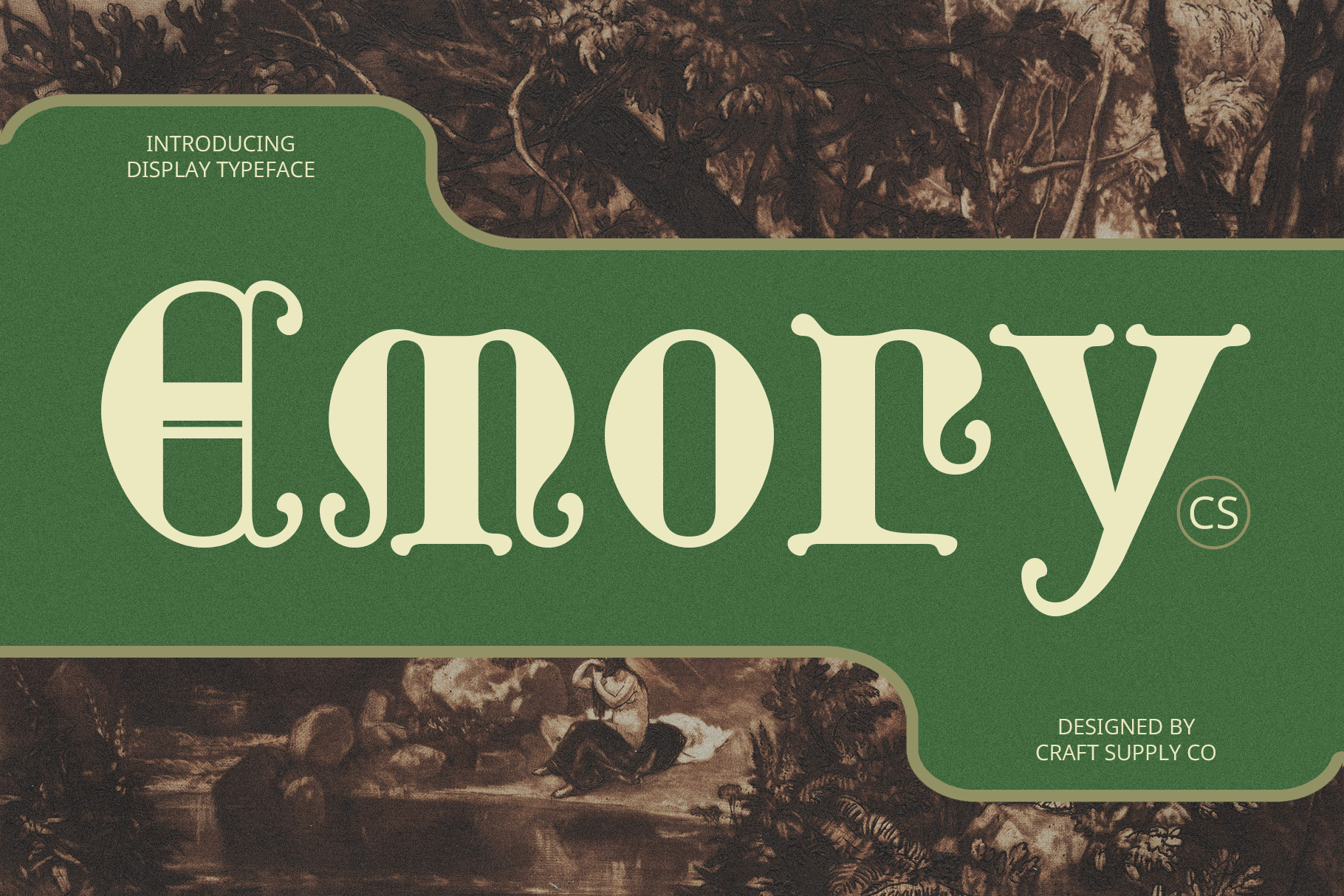CS Emory Font: Historic Elegance and Bold Flair - Craft Supply Co