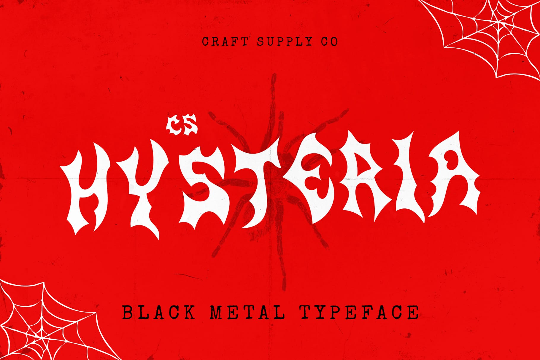 CS Hysteria Font: Intense, Rebellious, and Powerful - Craft Supply Co