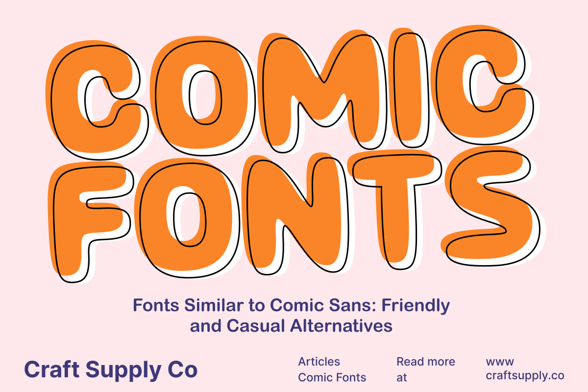 Fonts Similar to Comic Sans: Friendly and Casual Alternatives - Craft Supply Co