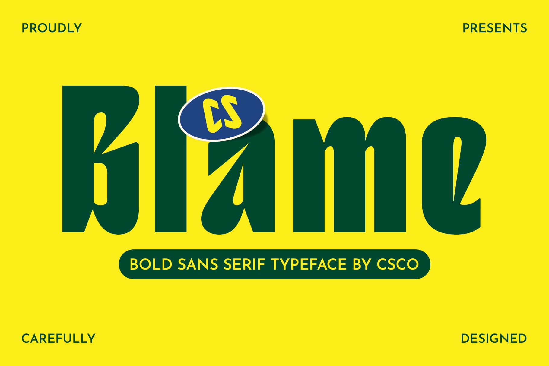 CS Blame Font: A Fusion of Strength and Playfulness - Craft Supply Co