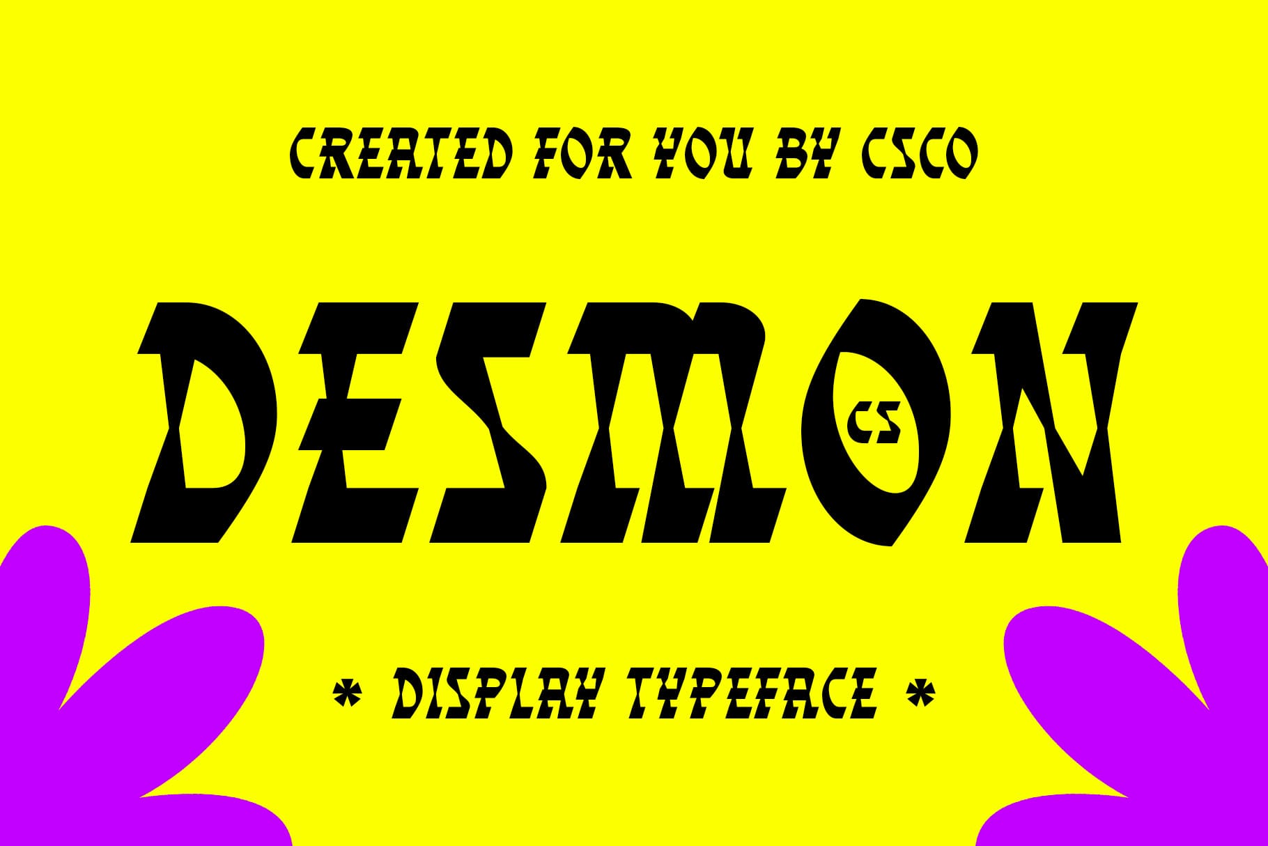 CS Desmon Font: Funky, Vibrant, and Unconventional - Craft Supply Co