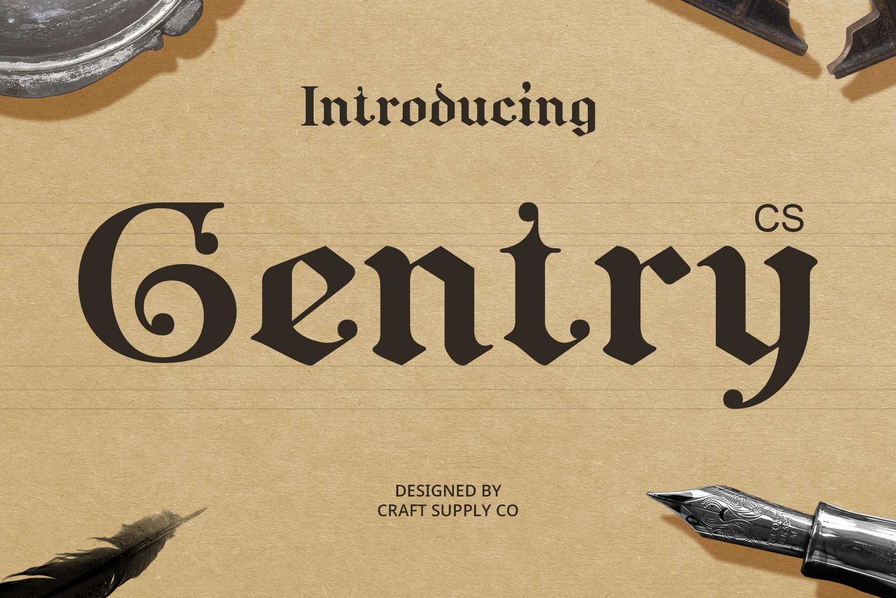 CS Gentry Font: Elegance Rooted in Tradition - Craft Supply Co