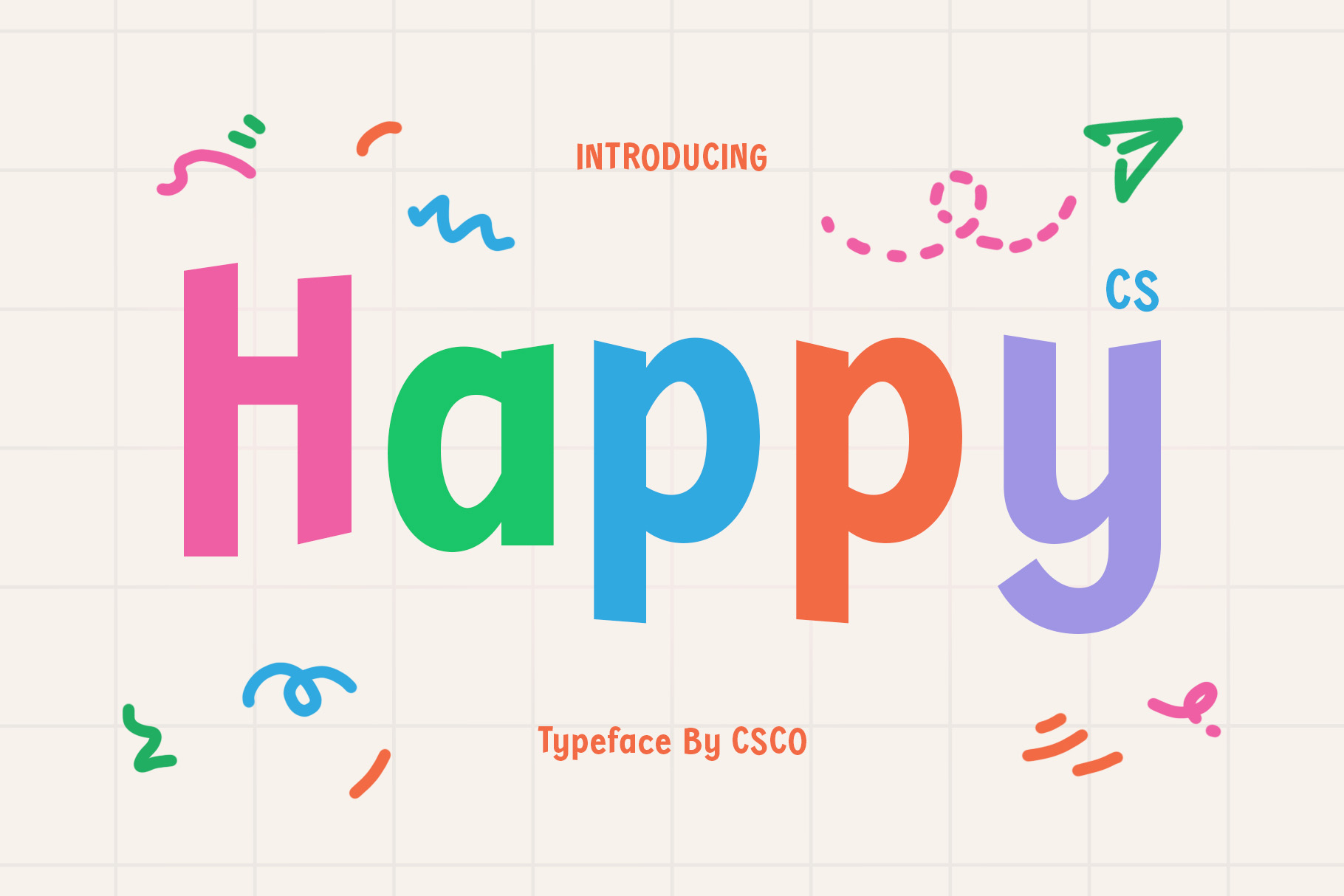 CS Happy Font: A Cheerful and Playful Design - Craft Supply Co